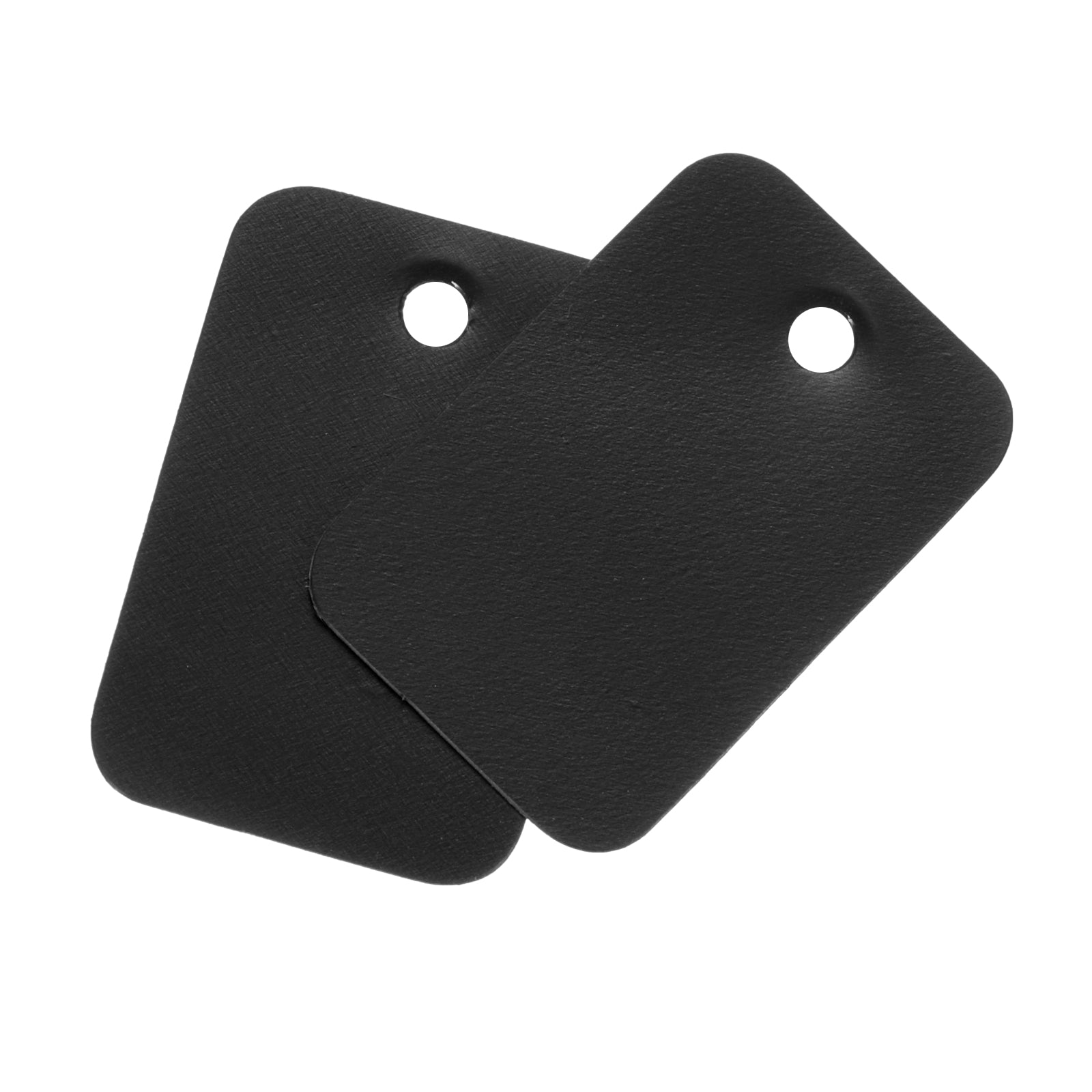 Waterproof Eyelet Hole Plastic Tags,Outdoor Tags,2x3cm Black 200 Pcs ...