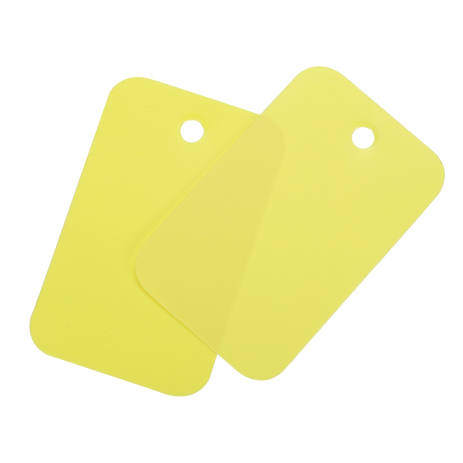 Waterproof Eyelet Hole Plastic Tags,Outdoor Tags,2.5x4cm Yellow 200 Pcs ...