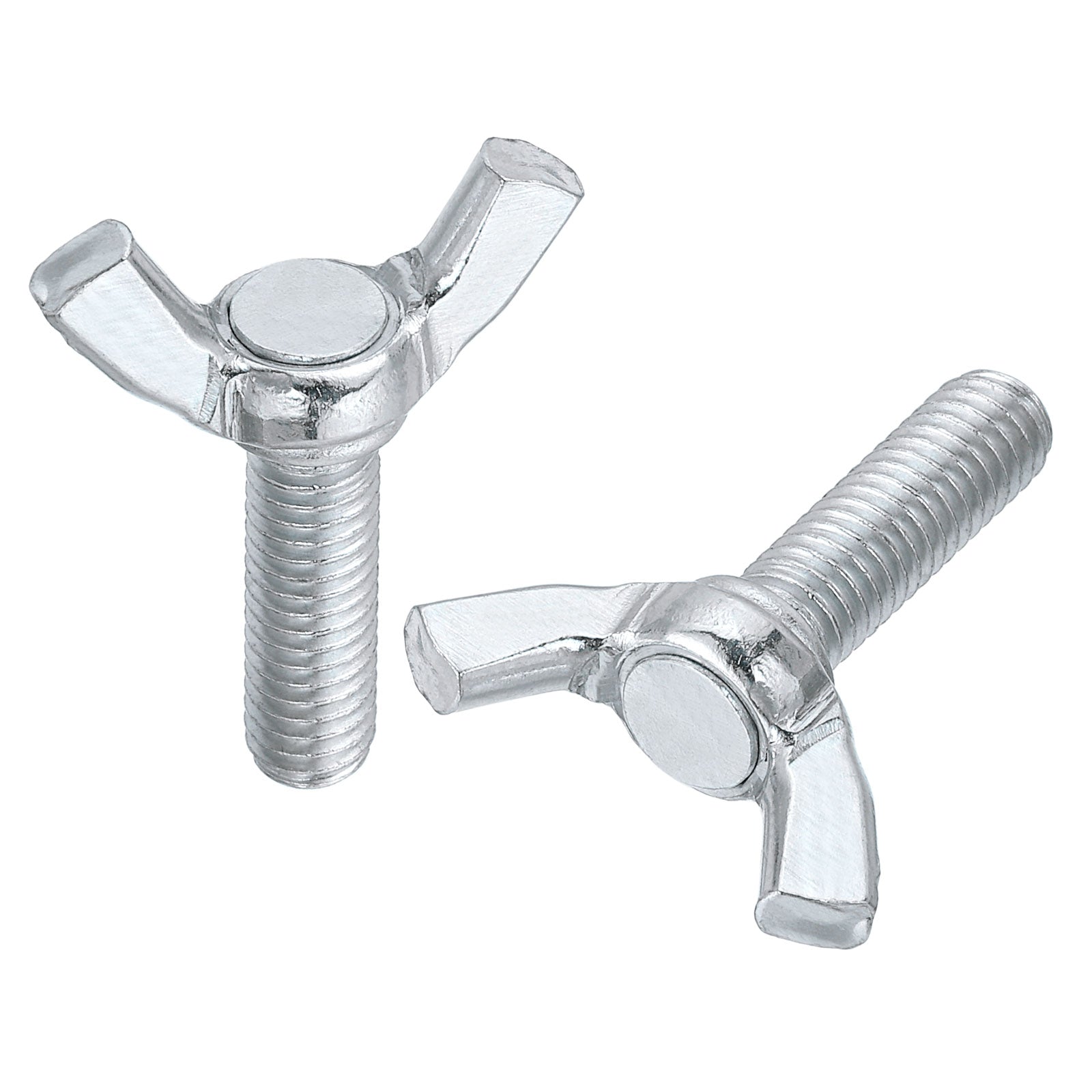 Uxcell 30pcs M6x20mm Wing Butterfly Screws Bolts, Carbon Steel ...