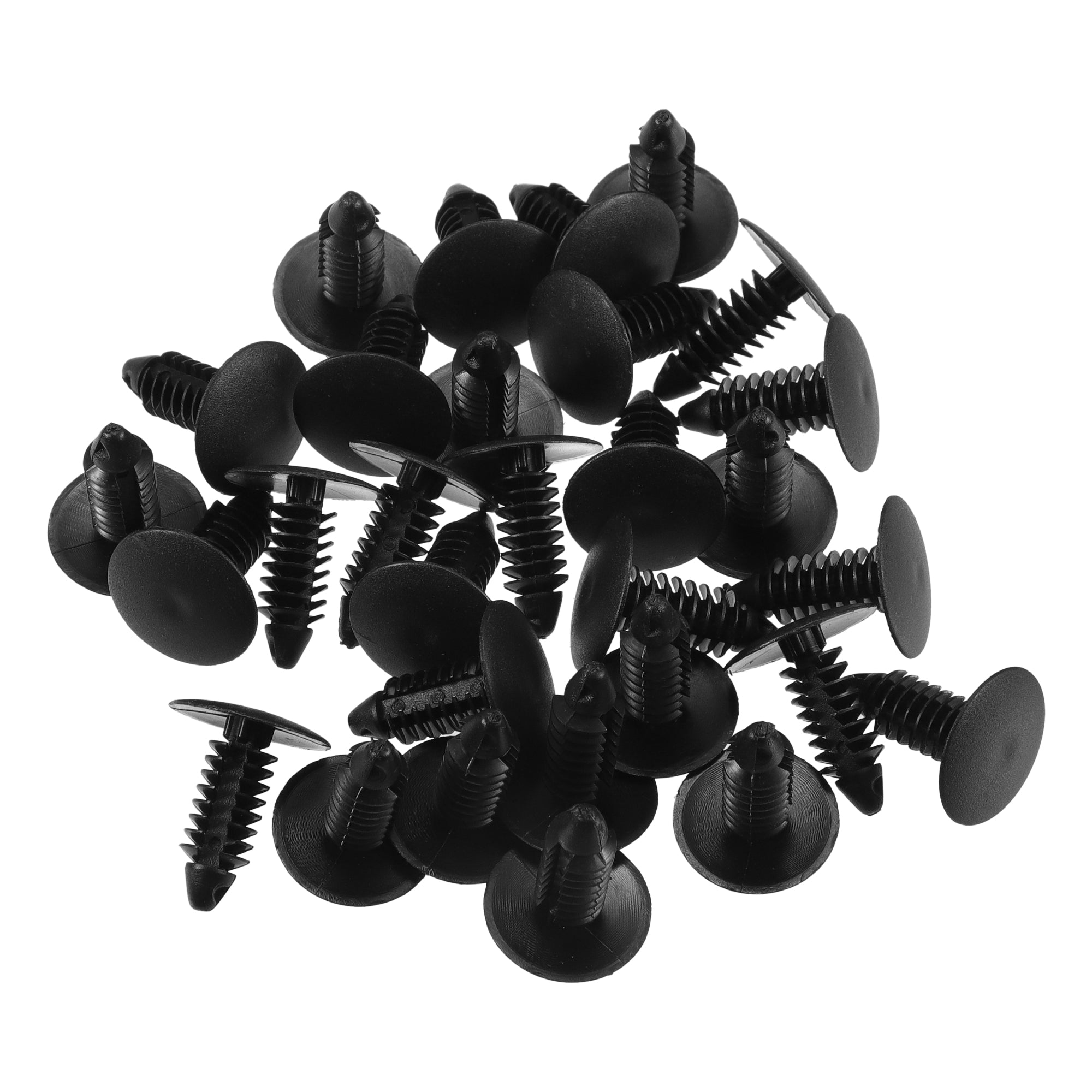 Bumper Clips No.6030441 Automotive Clips for Jeep Plastic Black (Set of ...