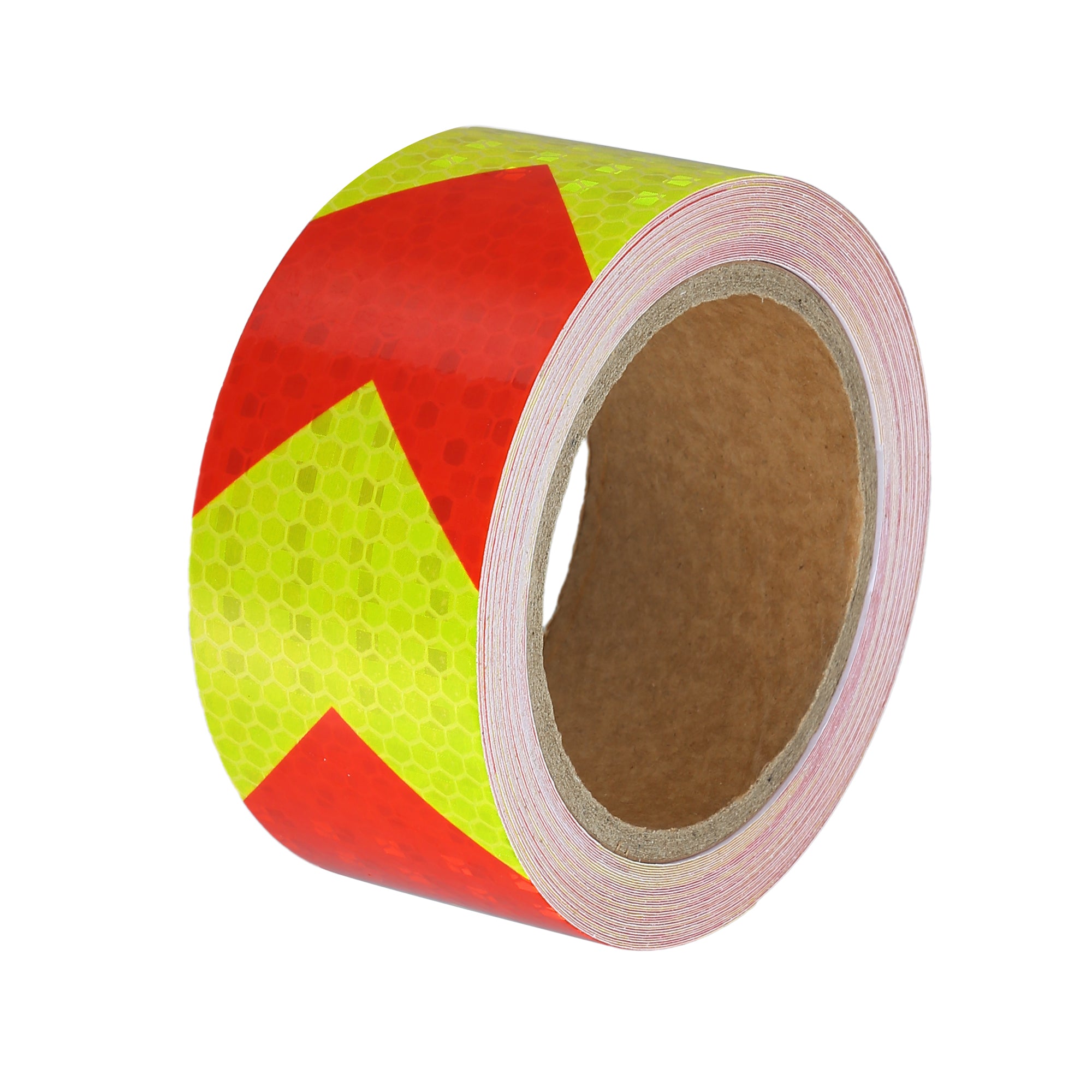 Universal 5cmx10m Fluorescent Yellow and Red Arrow Car Reflective ...