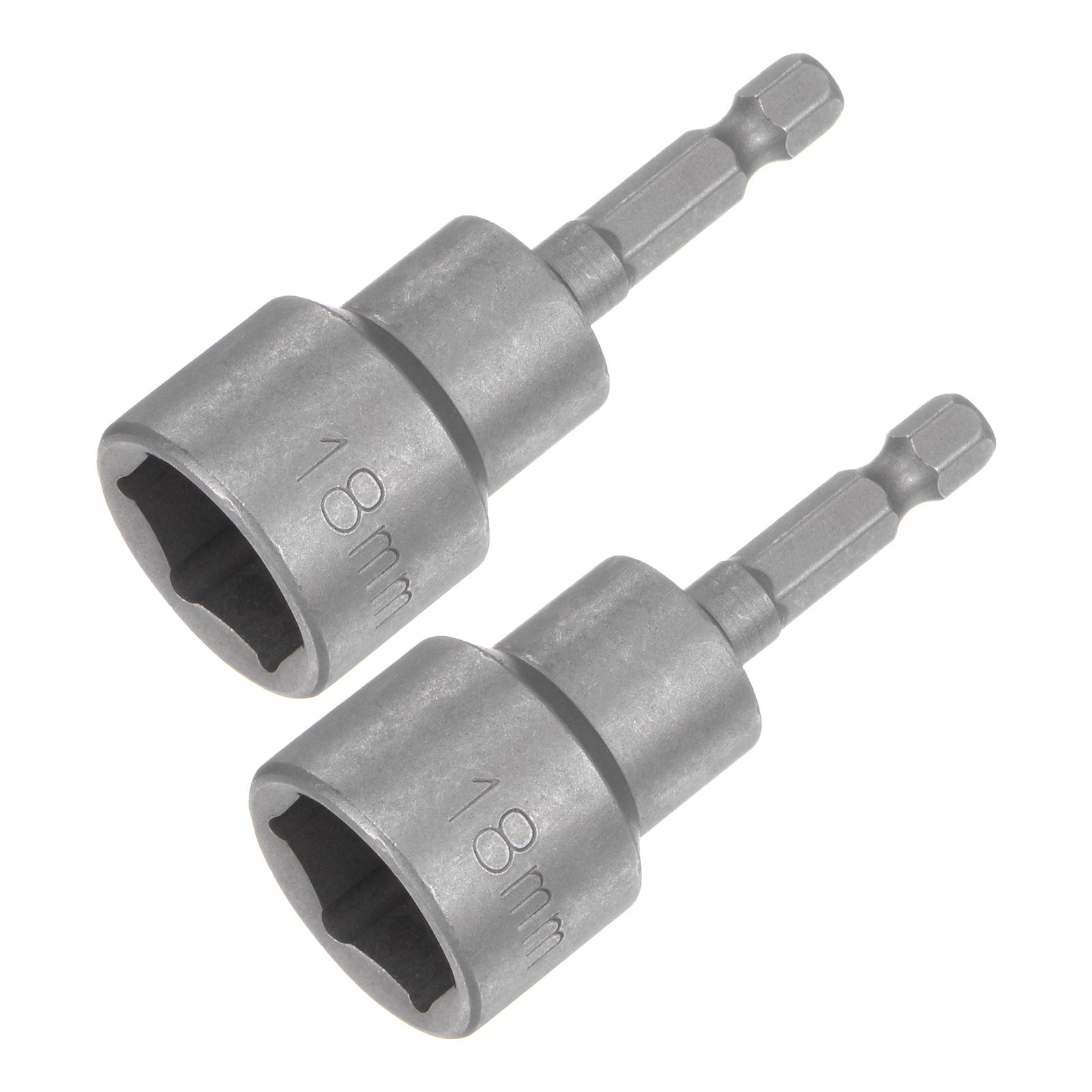 Uxcell 18mm Magnetic Hex Socket 1/4" Hex Shank Magnetic Power Nut ...