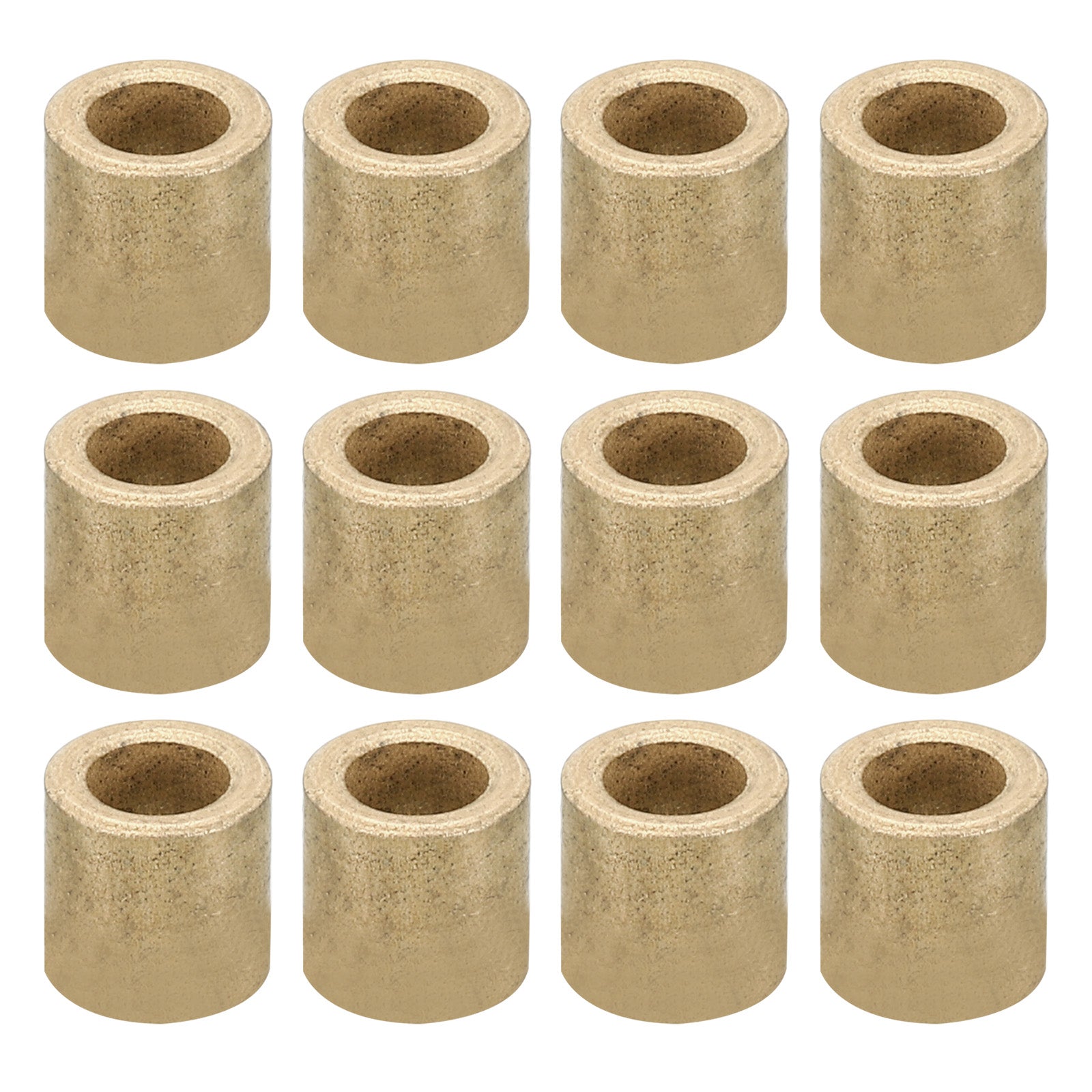 M5 Brass Spacers, 12 Pcs Metal Spacer Brass 5mm ID x 8mm OD x 10mm L ...