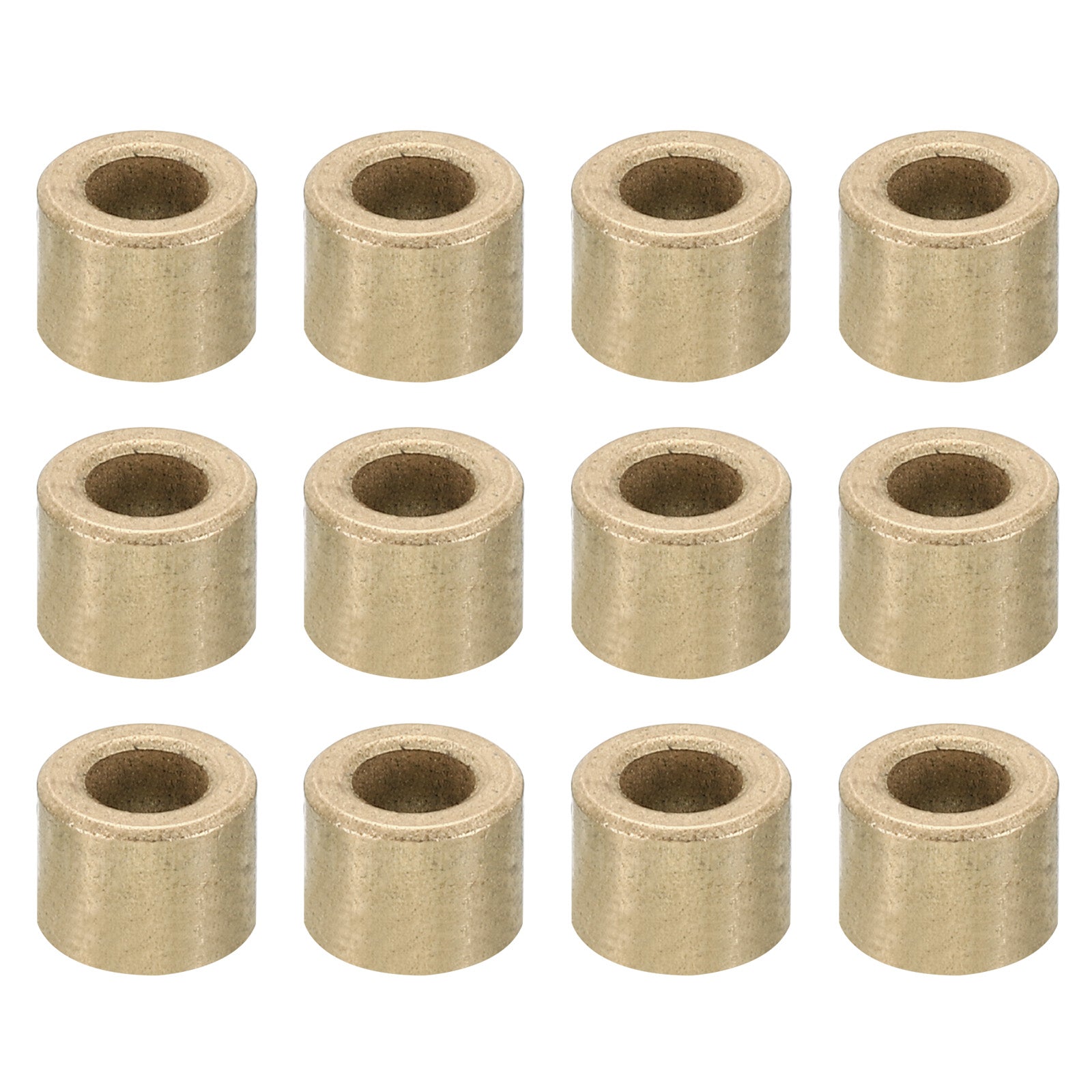 M5 Brass Spacers, 12 Pcs Metal Spacer Brass 5mm ID x 9mm OD x 8mm L ...