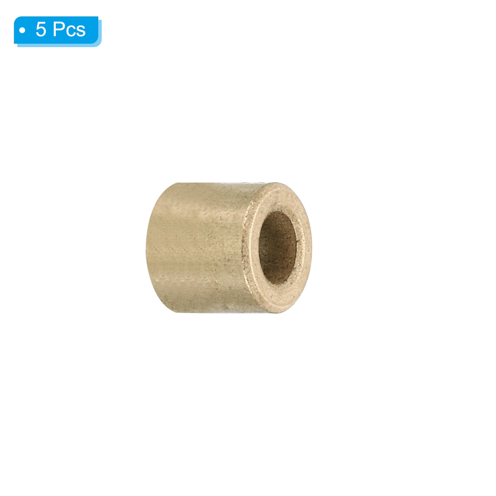 M5 Brass Spacers, 5 Pcs Metal Spacer Brass 5mm ID x 9mm OD x 10mm L ...