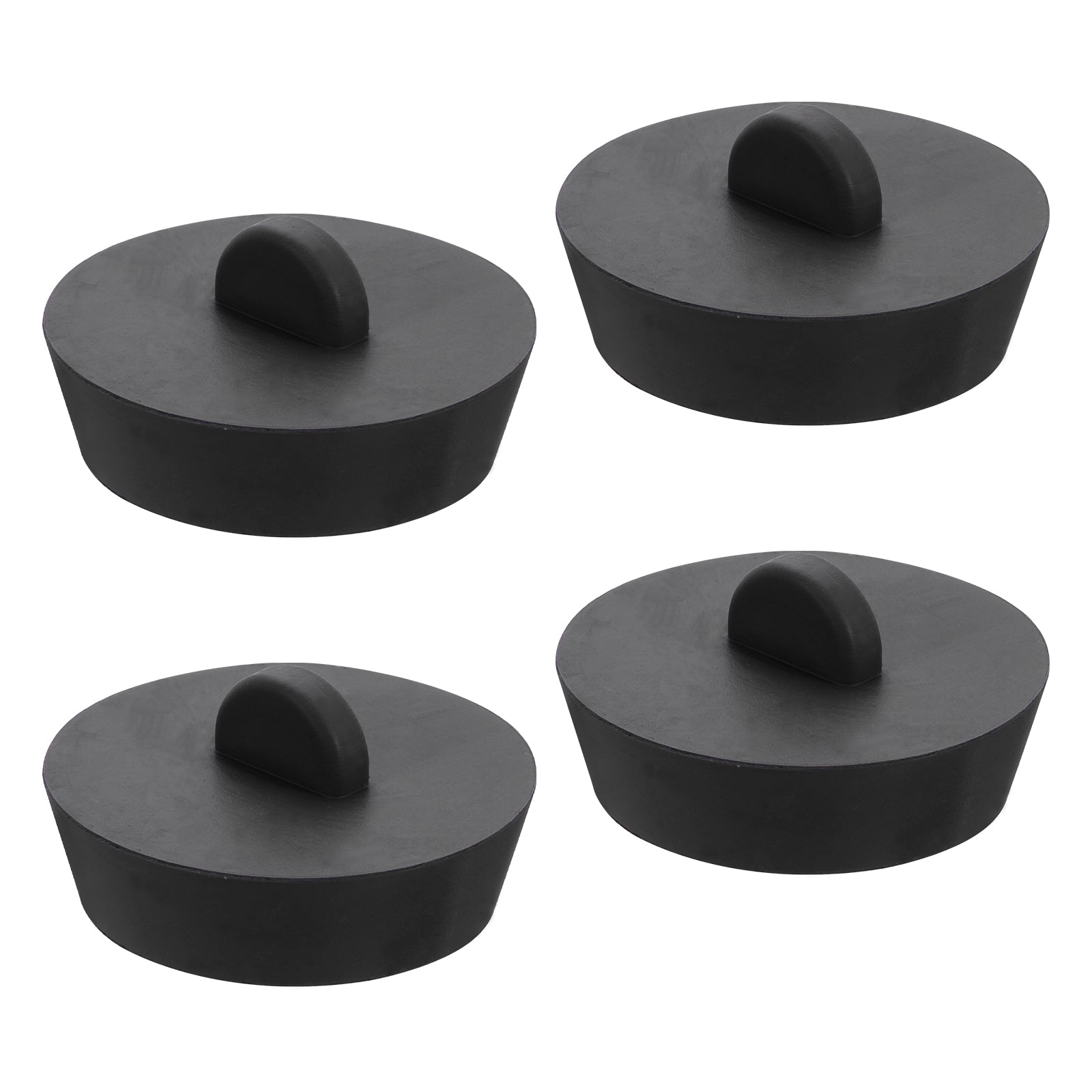 Uxcell 4pcs Rubber Drain Stopper Bathtub Drain Plug Fits 1-3/4 Inch to ...