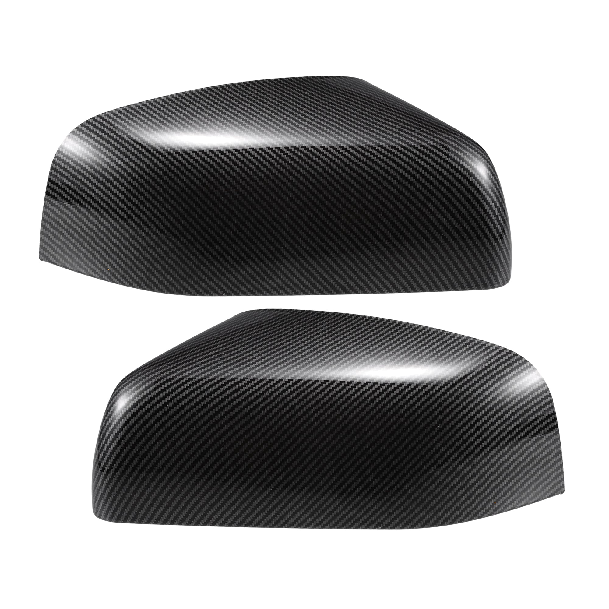 Pair Car Rear View Driver Passenger Side Mirror Cover Cap Replacement ...