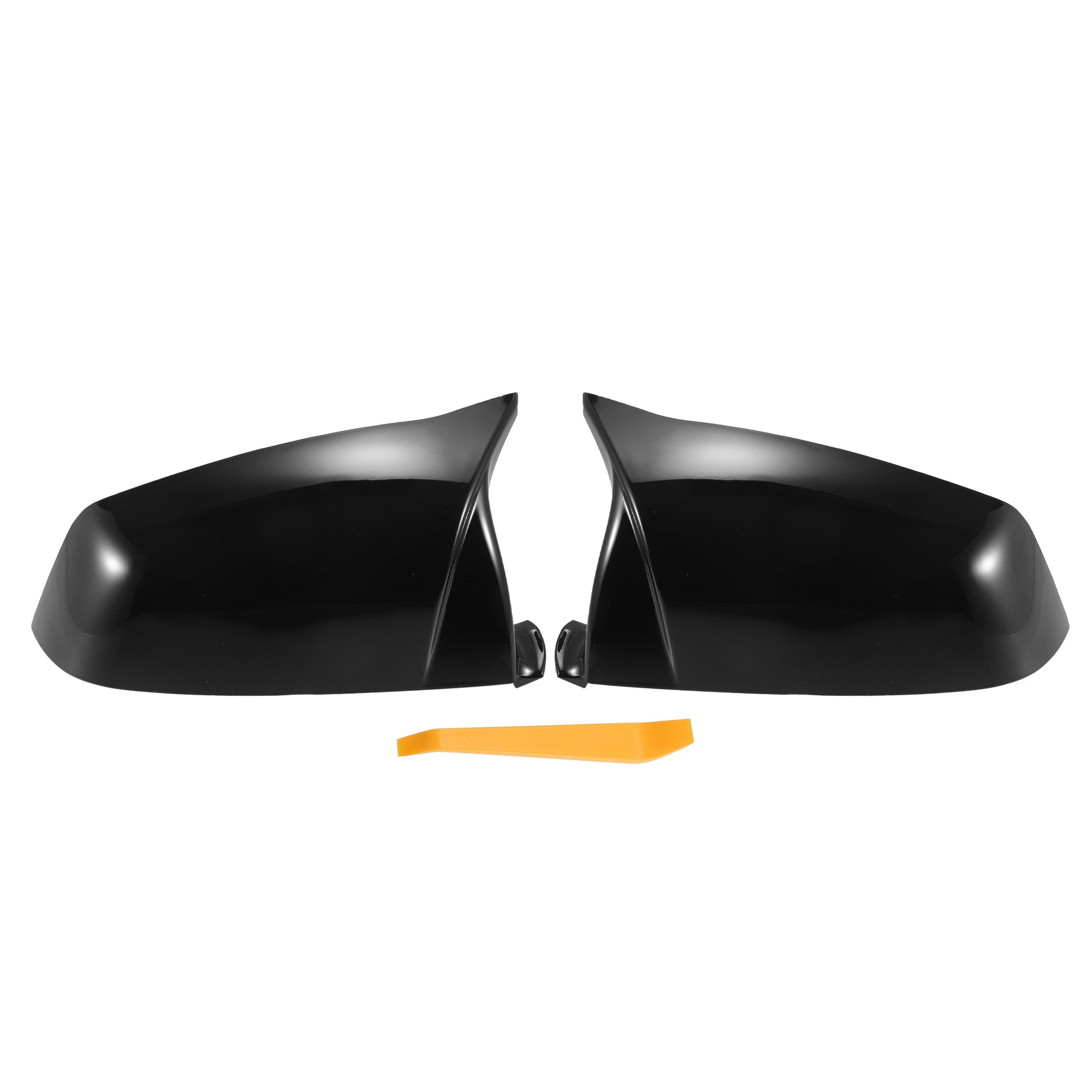 Pair Car Rear View Driver Passenger Side Mirror Cover Cap Replacement ...