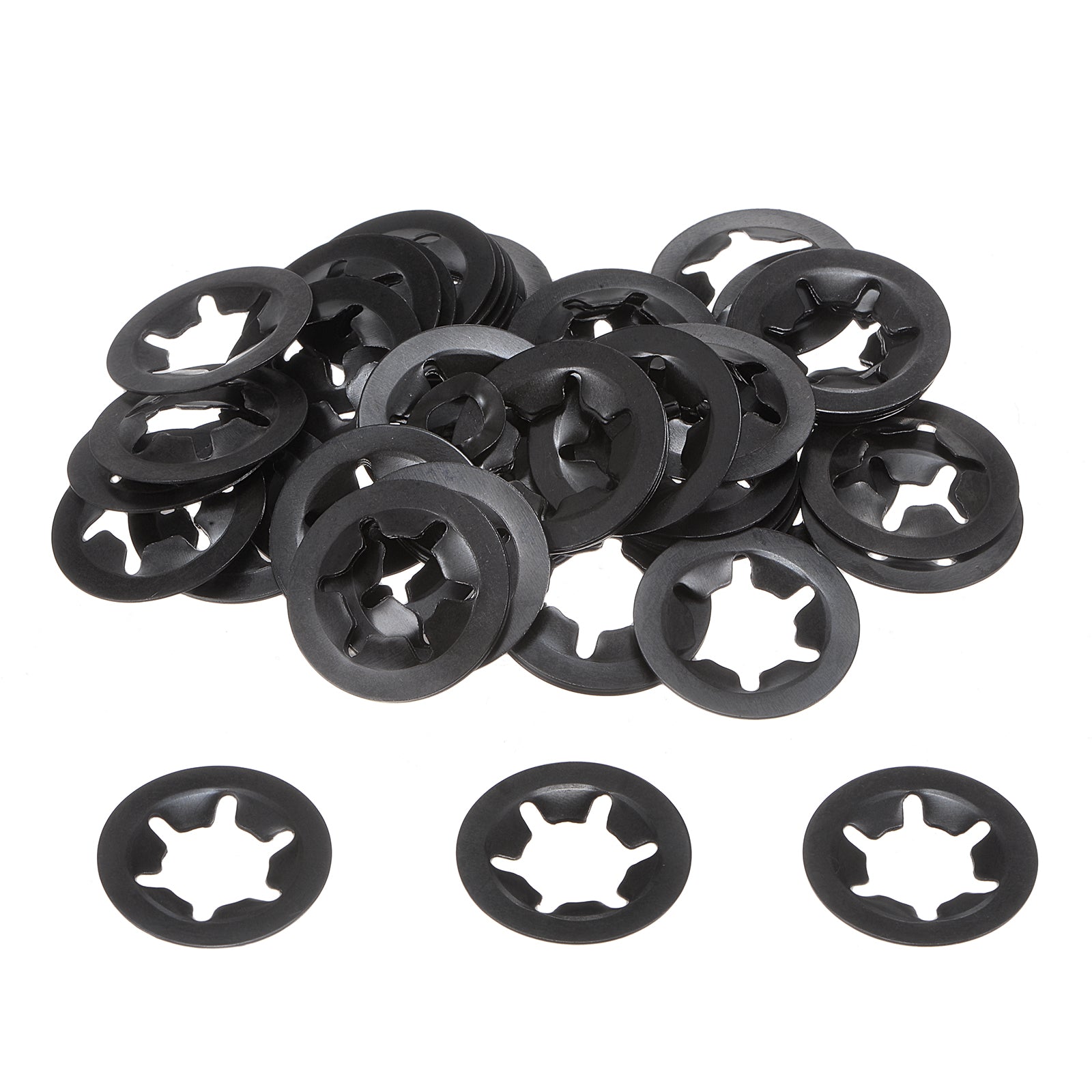 Uxcell 60pcs Internal Tooth Lock Washers M12 x 25mm Push on Retaining ...