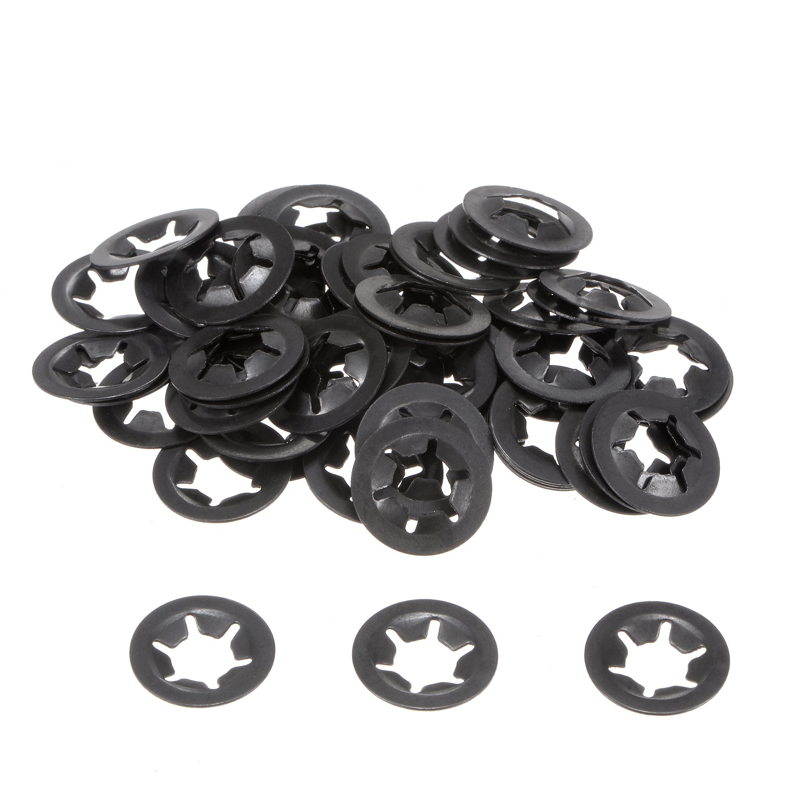 Uxcell 60pcs Internal Tooth Lock Washers M8 x 18mm Push on Retaining ...