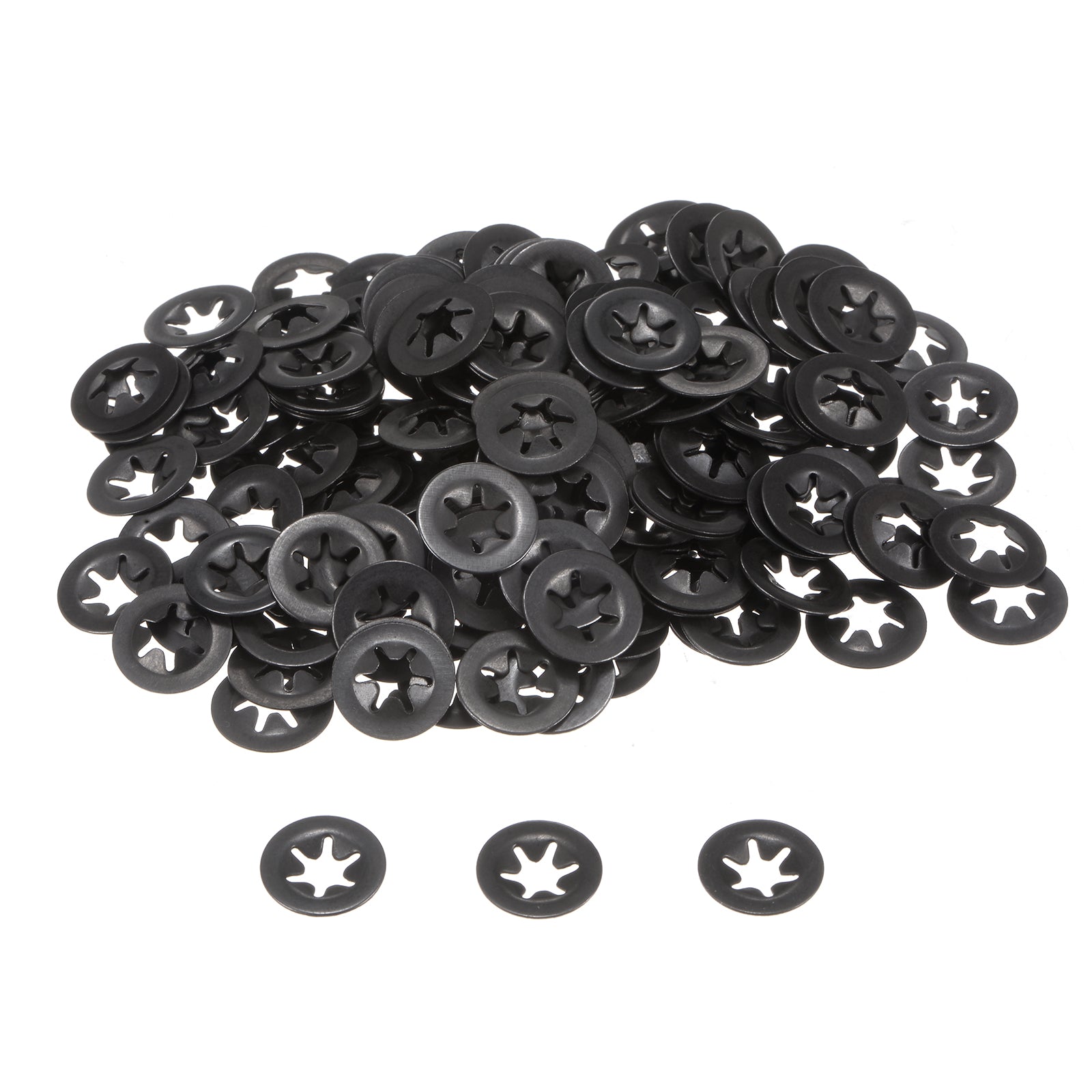 Uxcell 200pcs Internal Tooth Lock Washers M4 x 12mm Push on Retaining ...