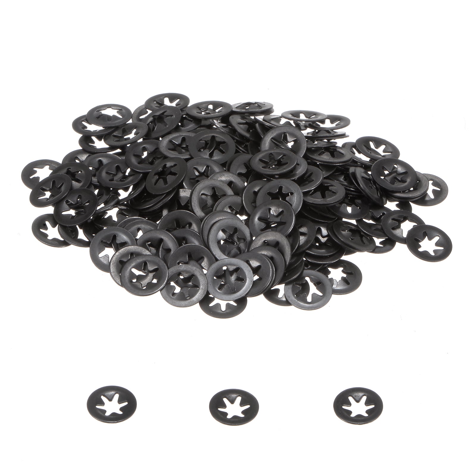 Uxcell 200pcs Internal Tooth Lock Washers M3 x 9mm Push on Retaining ...