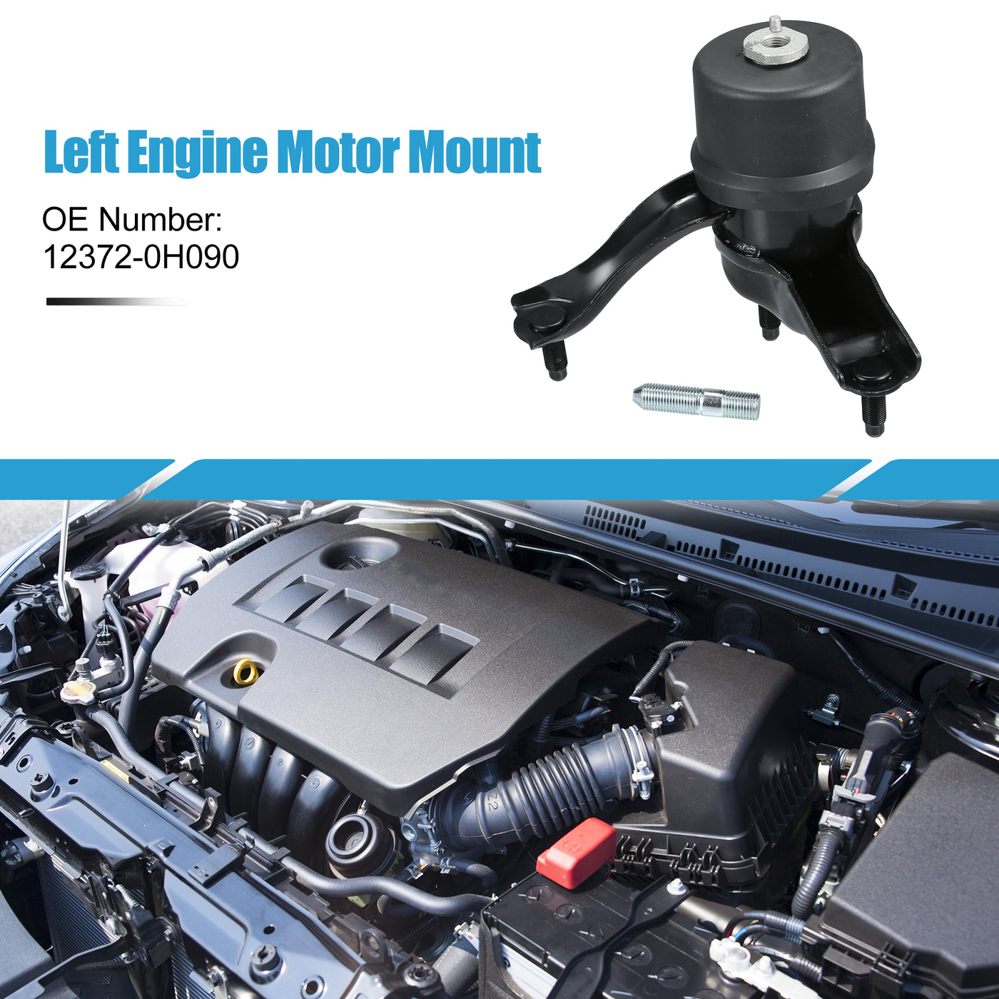 Engine Motor Mount No.12372-0H090 Left Trans Mounting Insulator for ...