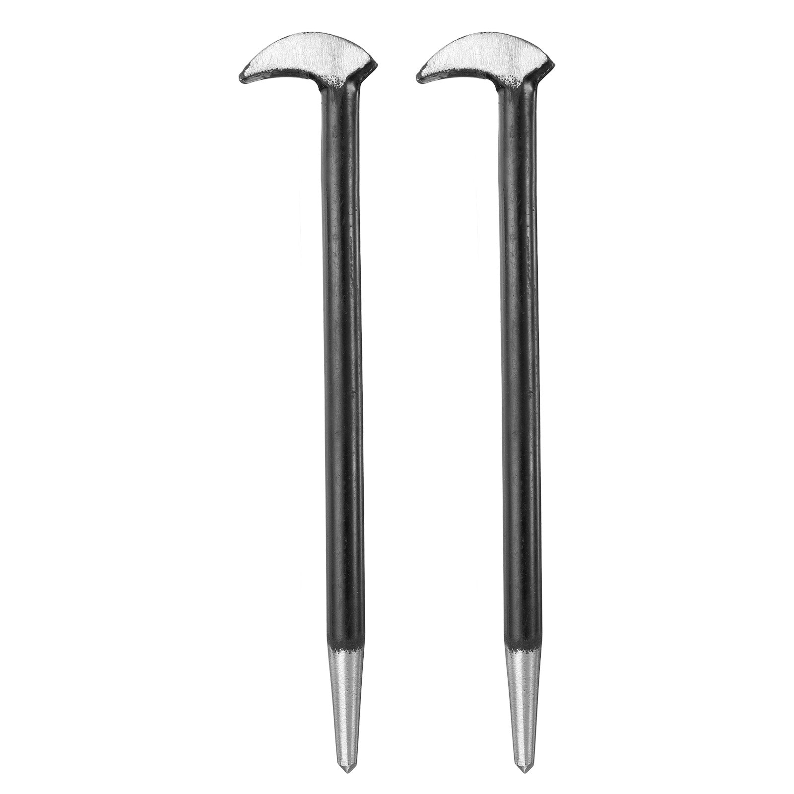 2pcs Rolling Head Pry Bar 6" Length Carbon Steel Lady-foot Bar Heel Pry ...