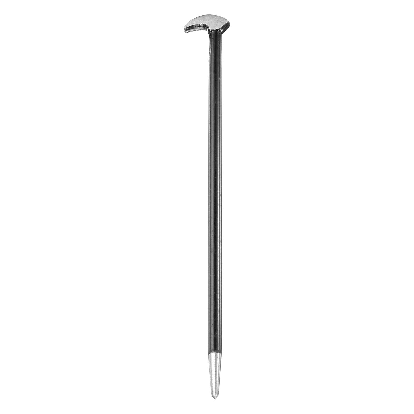 Rolling Head Pry Bar 12" Length 0.4" Rod Dia Steel Lady-foot Bar Heel ...