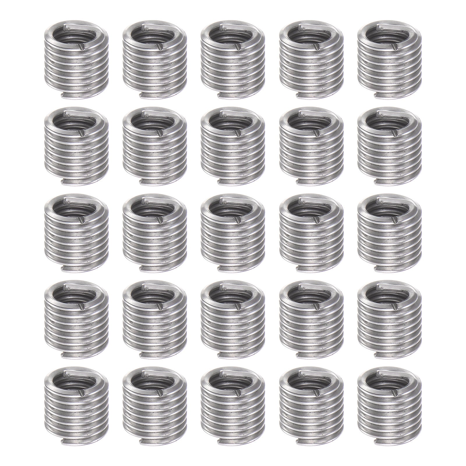 25pcs Threaded Inserts 8-32 UNC 2.0D Helical Stainless Steel Thread ...