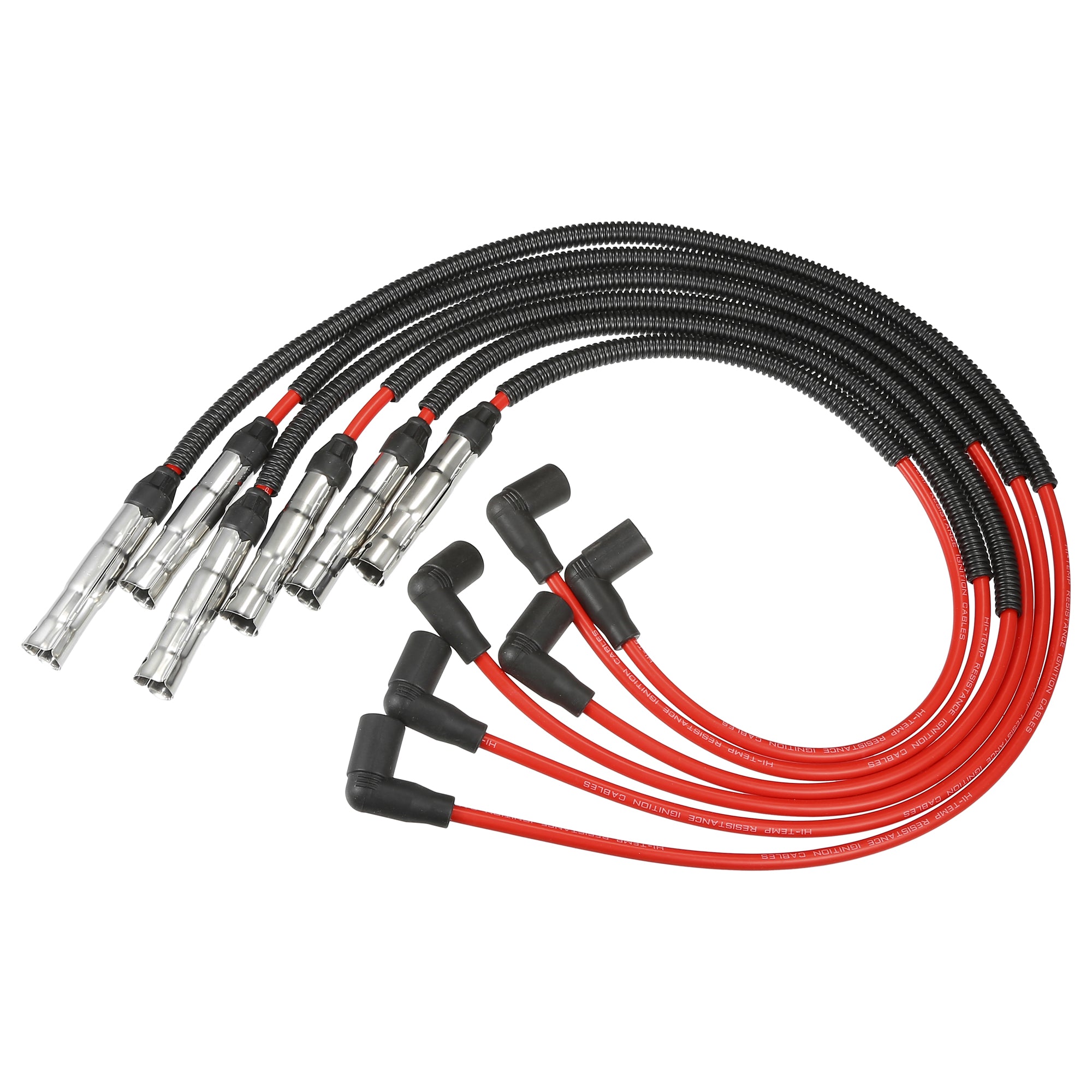 Car Spark Plug Coil Wires Ignition Coil Harness Cable 7mm Fit for VW ...