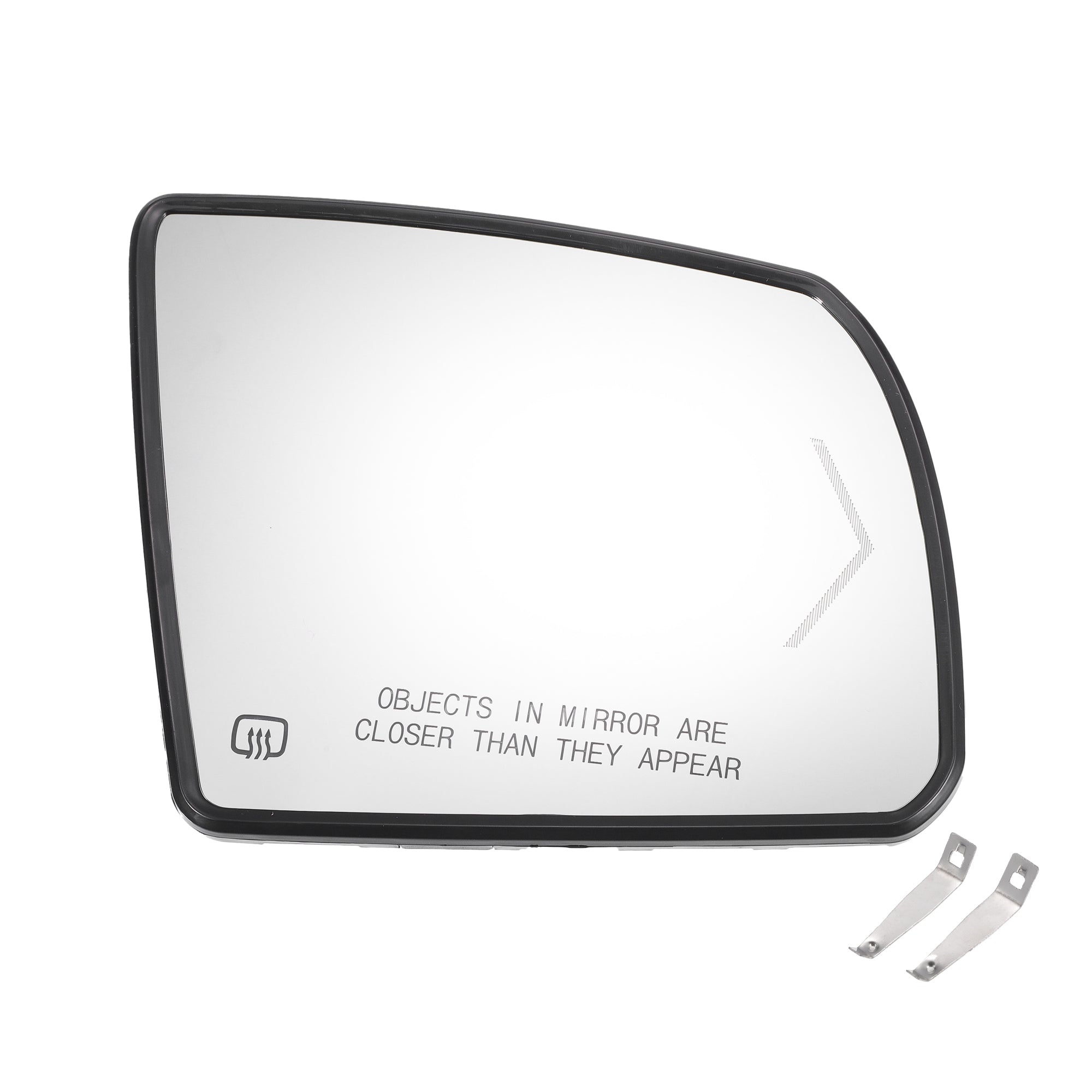 Car Right White Mirror Glass w/ Back Heated for Toyota Tundra with Lamp ...