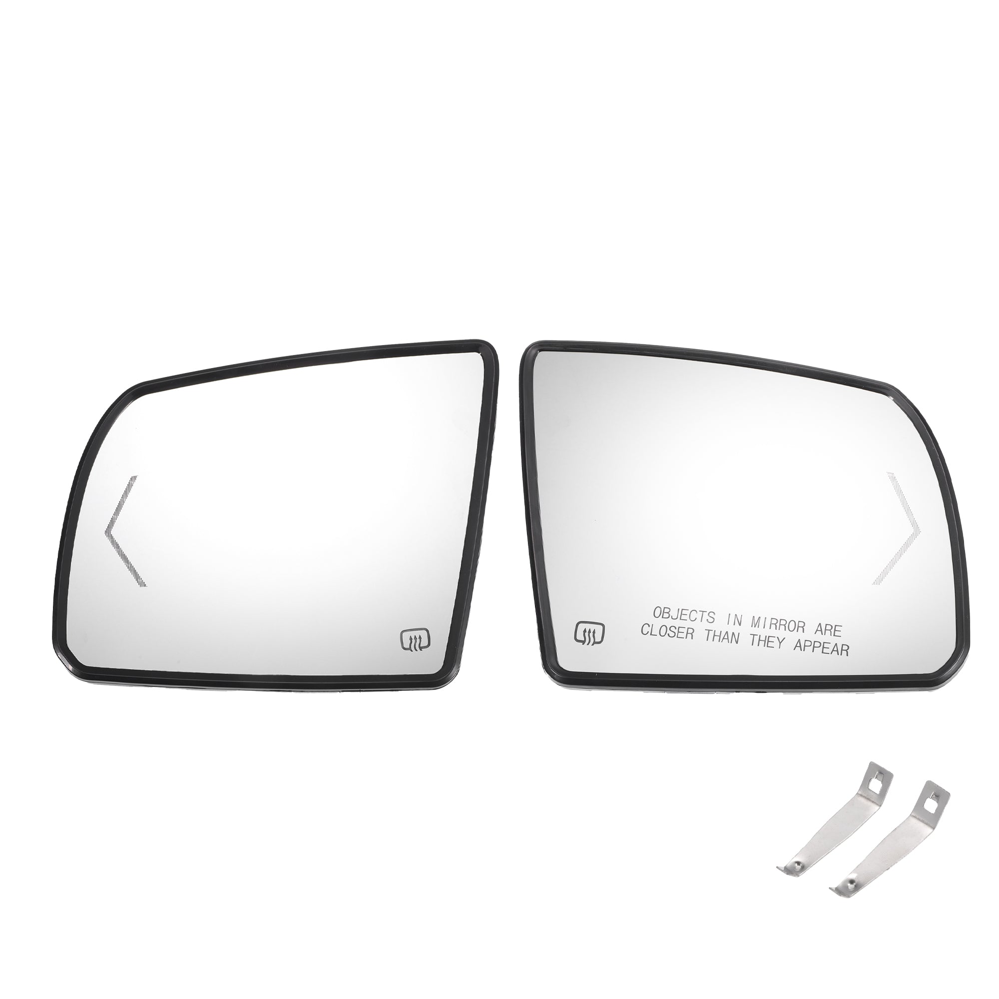 Pair Car Rearview Left Right Side Mirror Glass Replacement W/ Holder ...