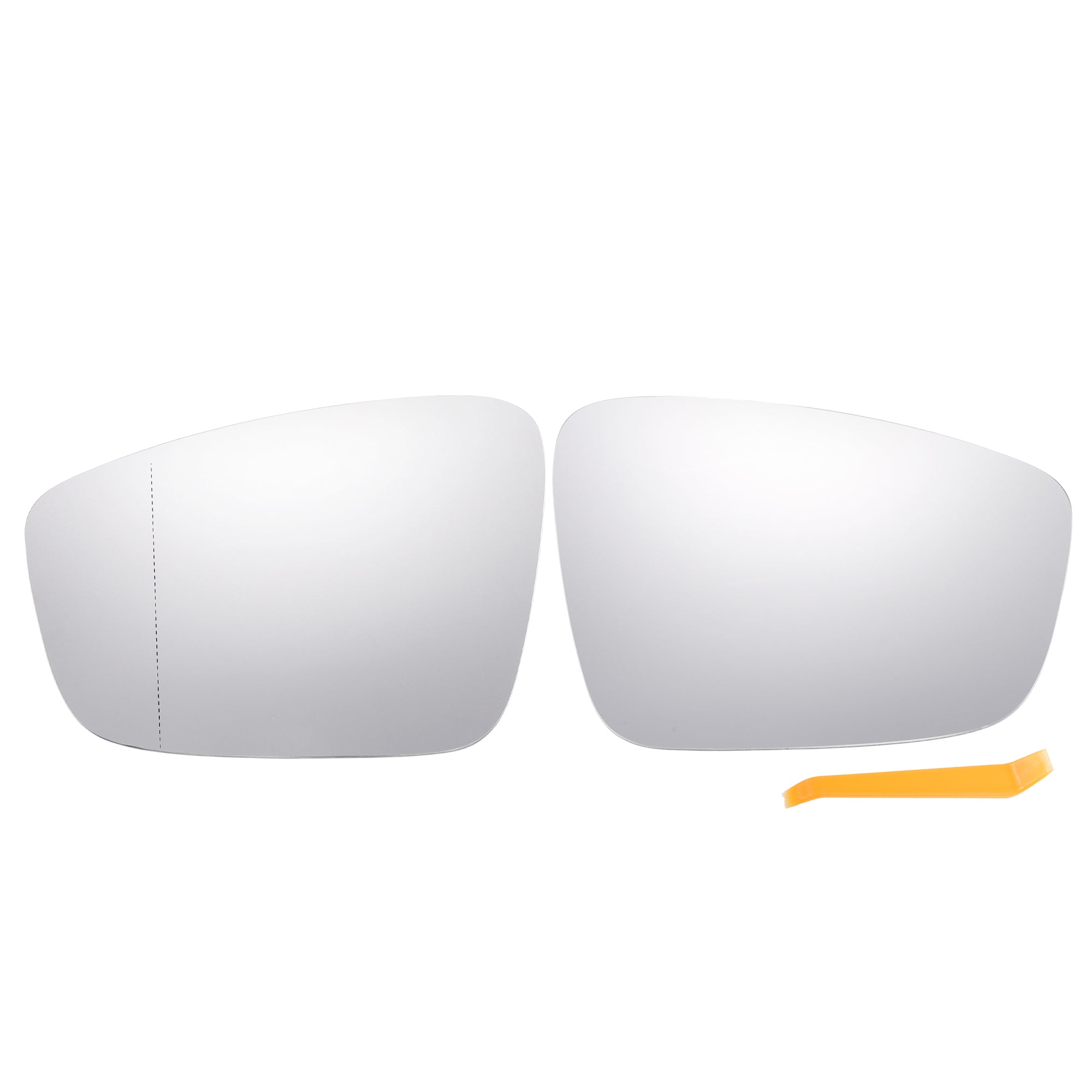 Pair Heated Mirror Glass Replacement w/ Back for Volkswagen Beetle ...