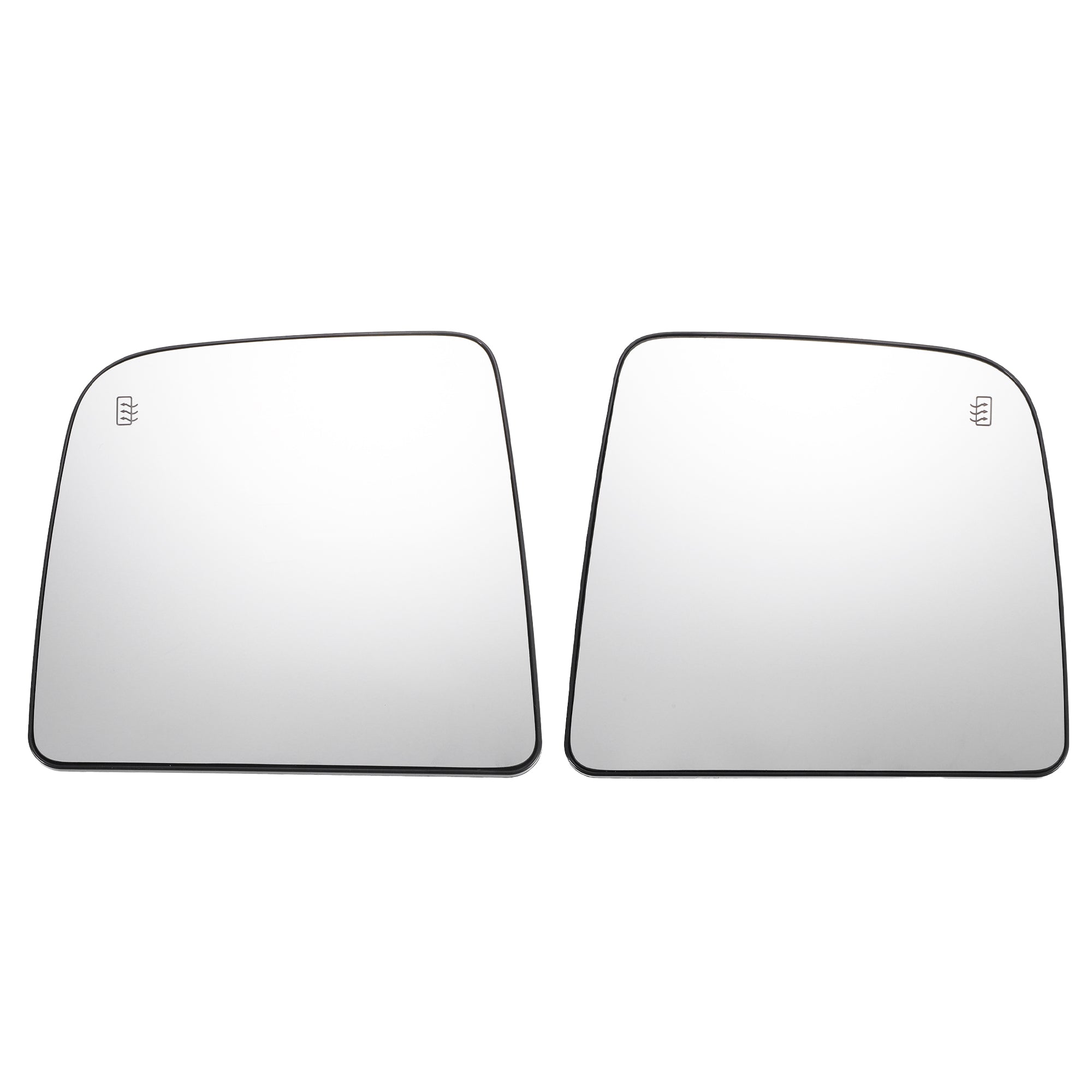 Pair Car Left Right Upper White Mirror Glass w/ Back Heated for Nissan ...