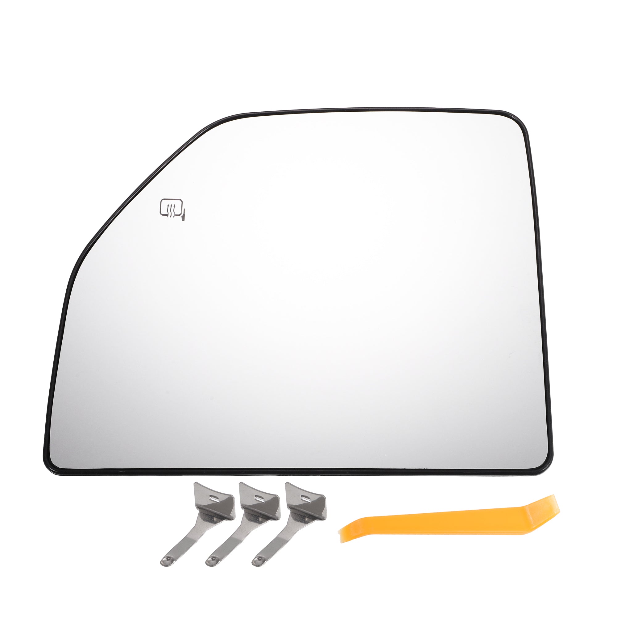 Car Left Driver Side White Mirror Glass w/ Back Heated for Ford F150 ...