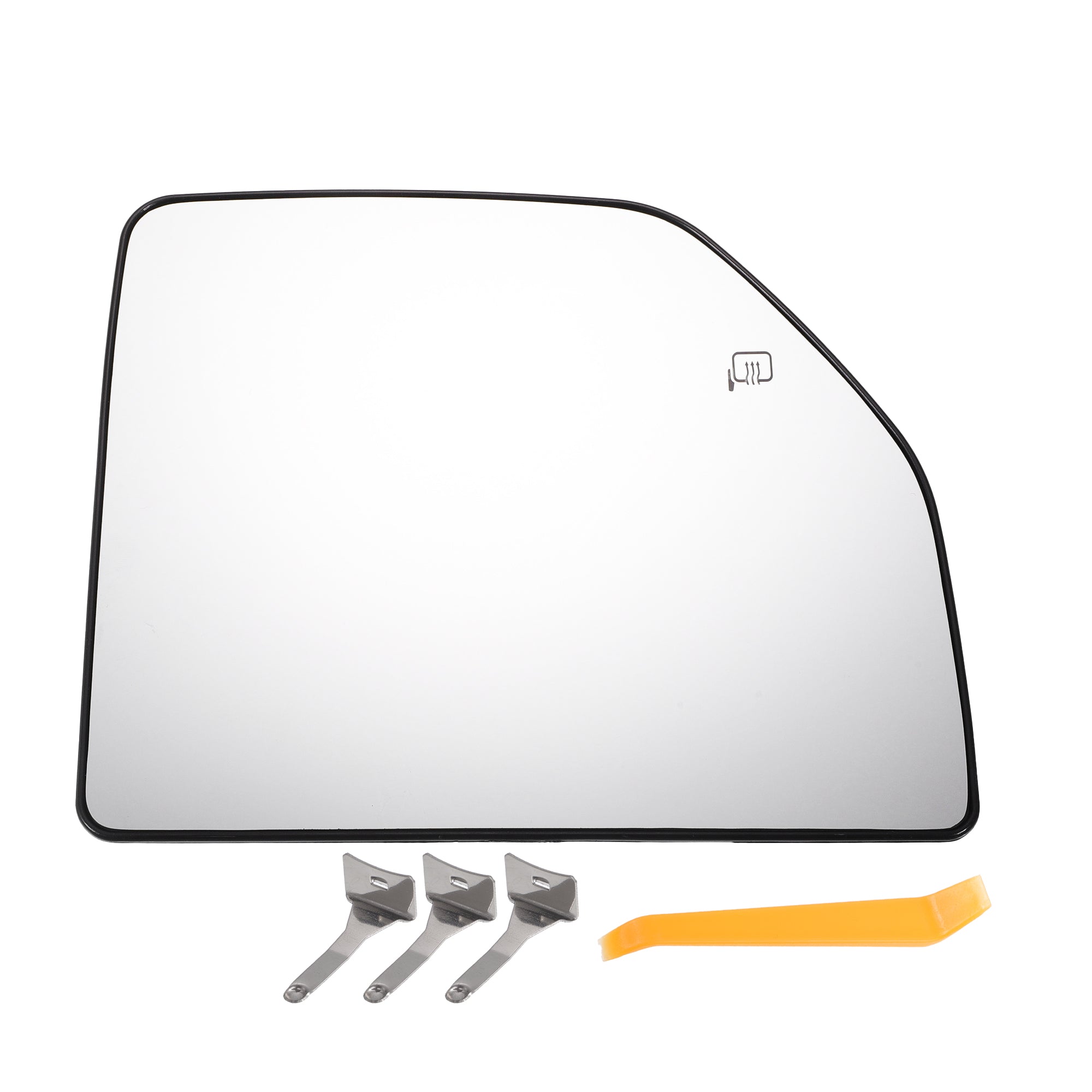 Car Right Passenger Side White Mirror Glass w/ Back Heated for Ford ...