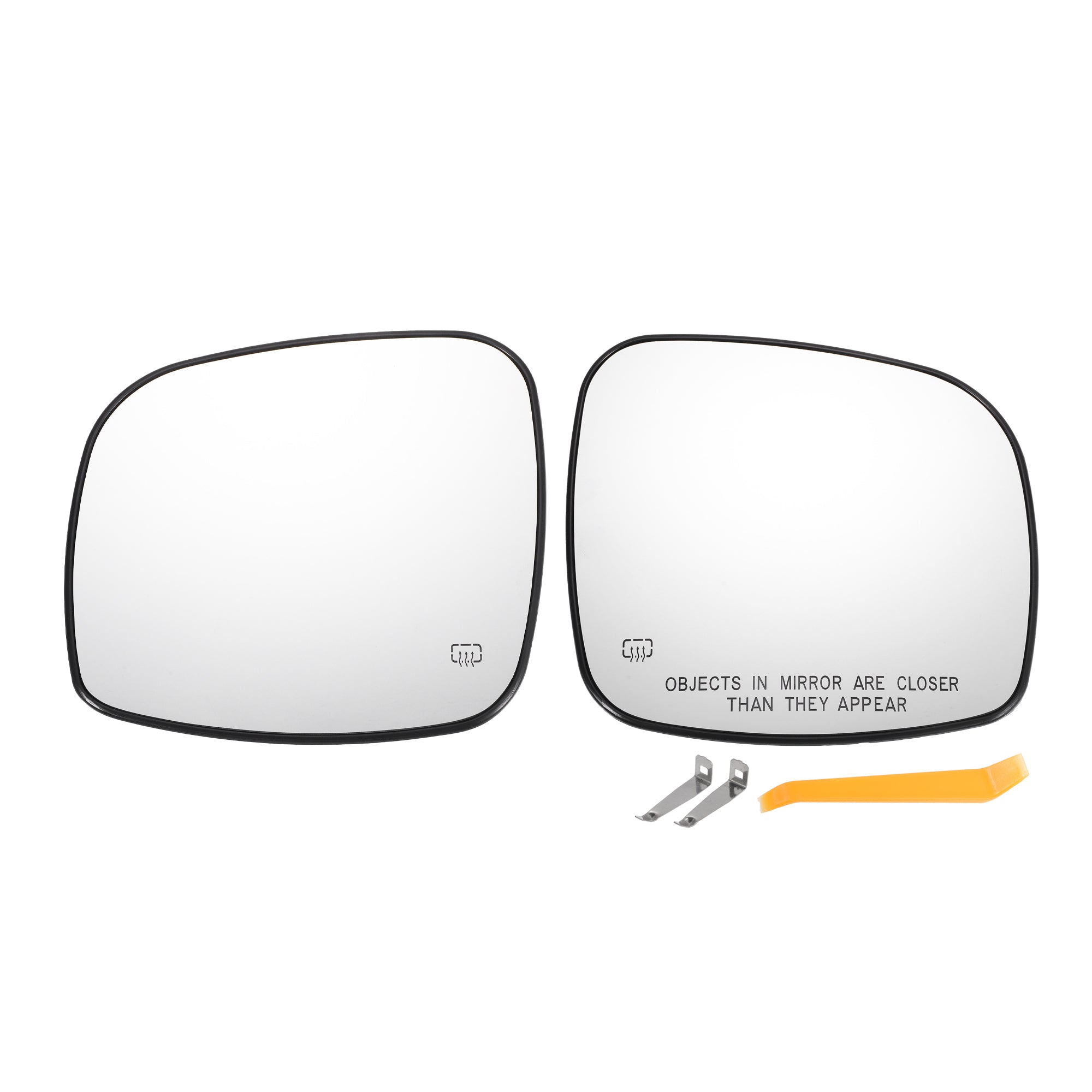 Pair Car Left Right White Mirror Glass w/ Back Heated for CHRYSLER for ...