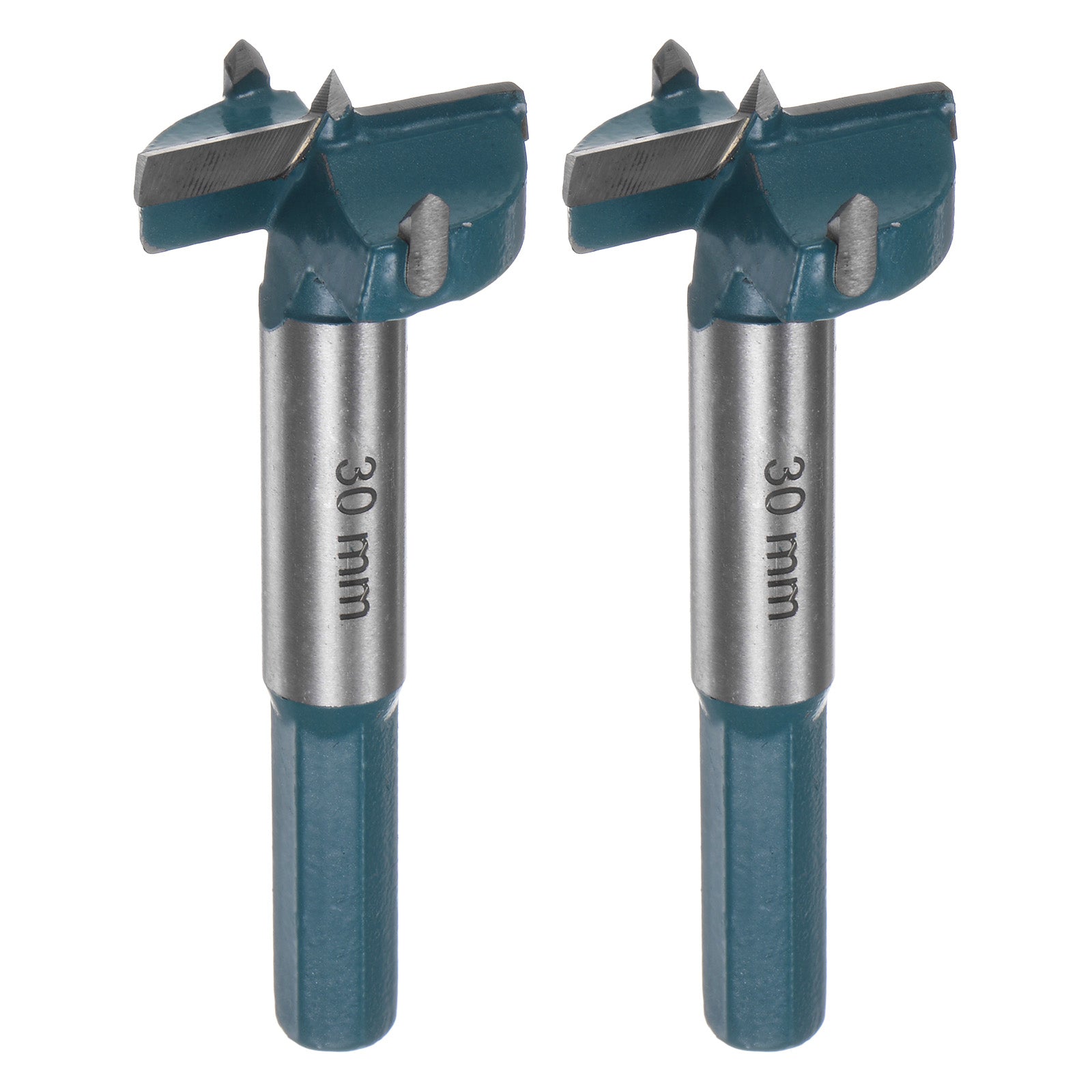 2pcs Forstner Drill Bit 30mm (1-3/16") Carbide Wood Hinge Hole Opener ...