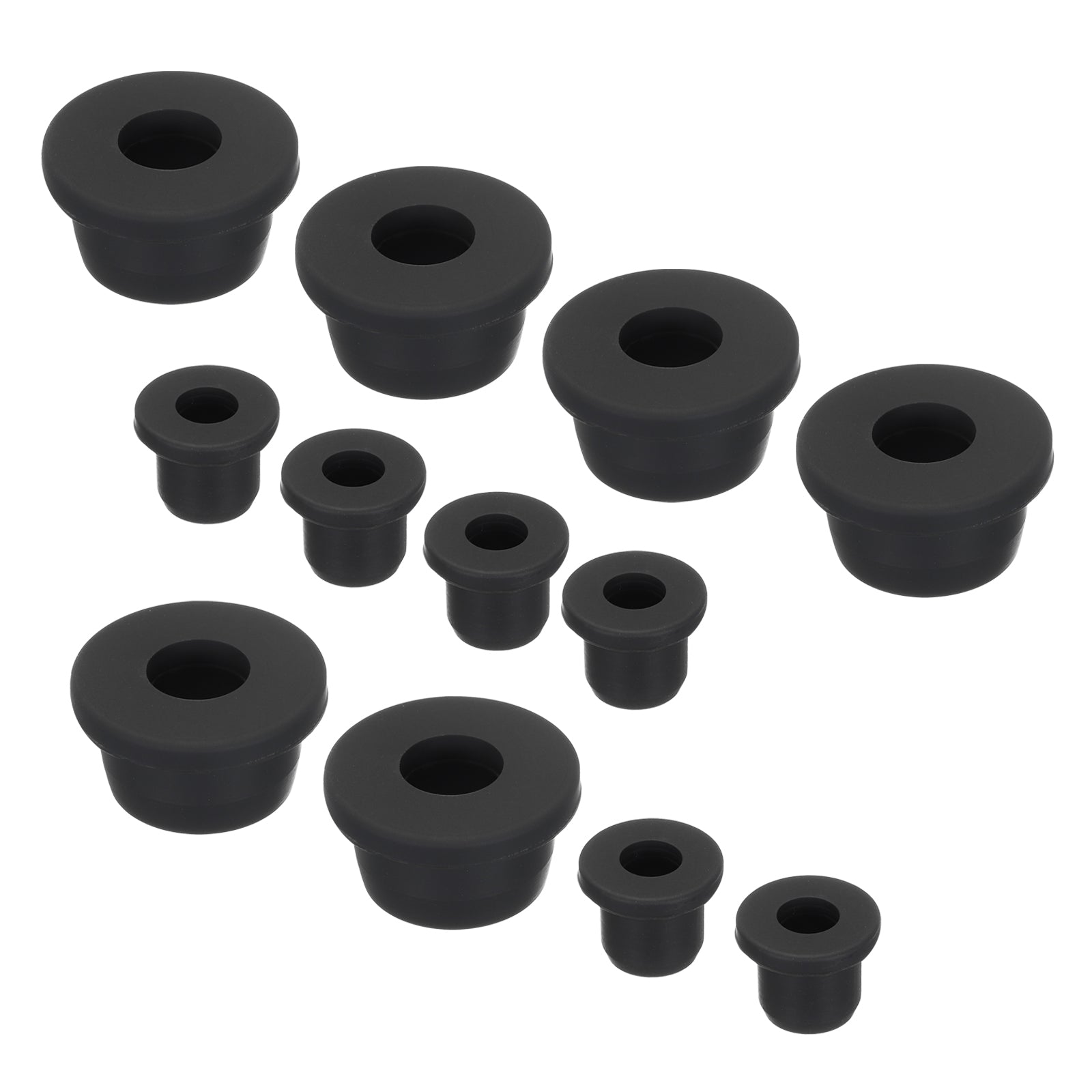T Shape Rubber Grommet Mount Dia 10mm/19.5mm,ID 6mm/10mm Seal ...