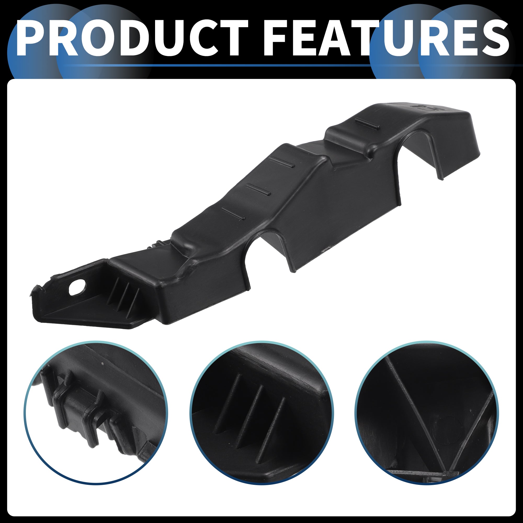 Bumper Support Bracket, Left and Right Side Front Bumper Retainer ...