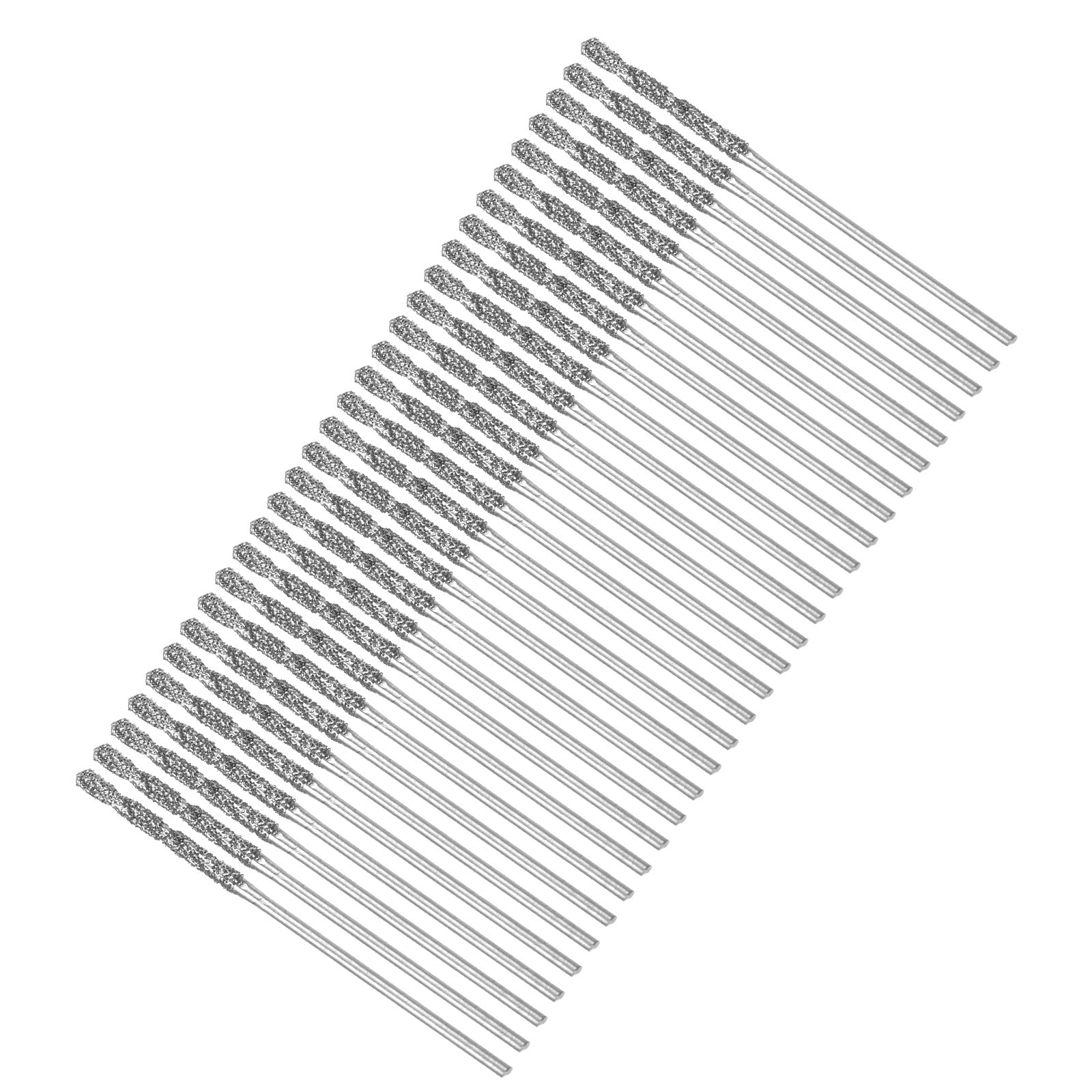 Uxcell 30pcs 1mm Metric Diamond Coated Twist Drill Bits High-Speed ...