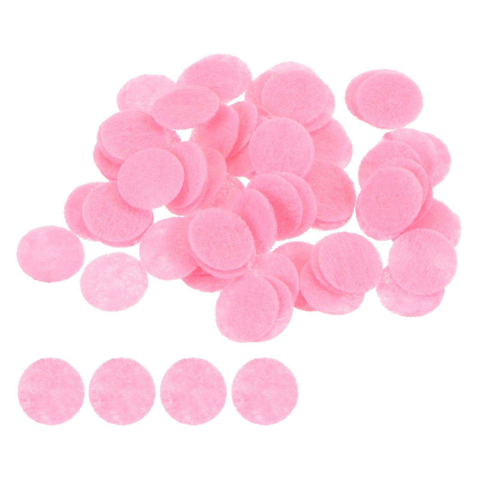 200pcs Round Felt Circles, 10mm 3/8" Craft Felt Pads Non-Woven Fabric ...