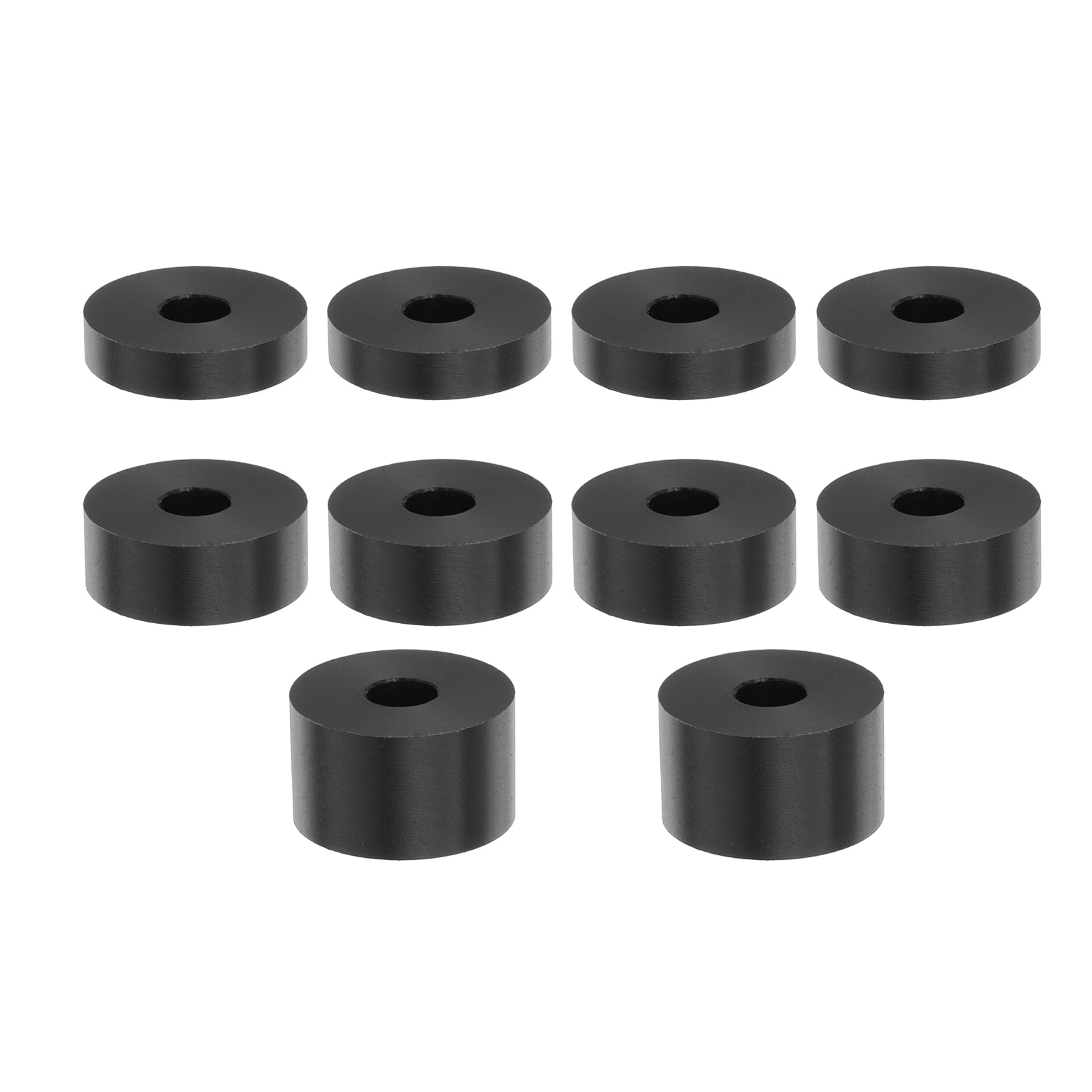 Uxcell 10pcs Rubber Spacers 3 Sizes 8mm Bore x 26mm OD, 5mm/10mm/15mm ...