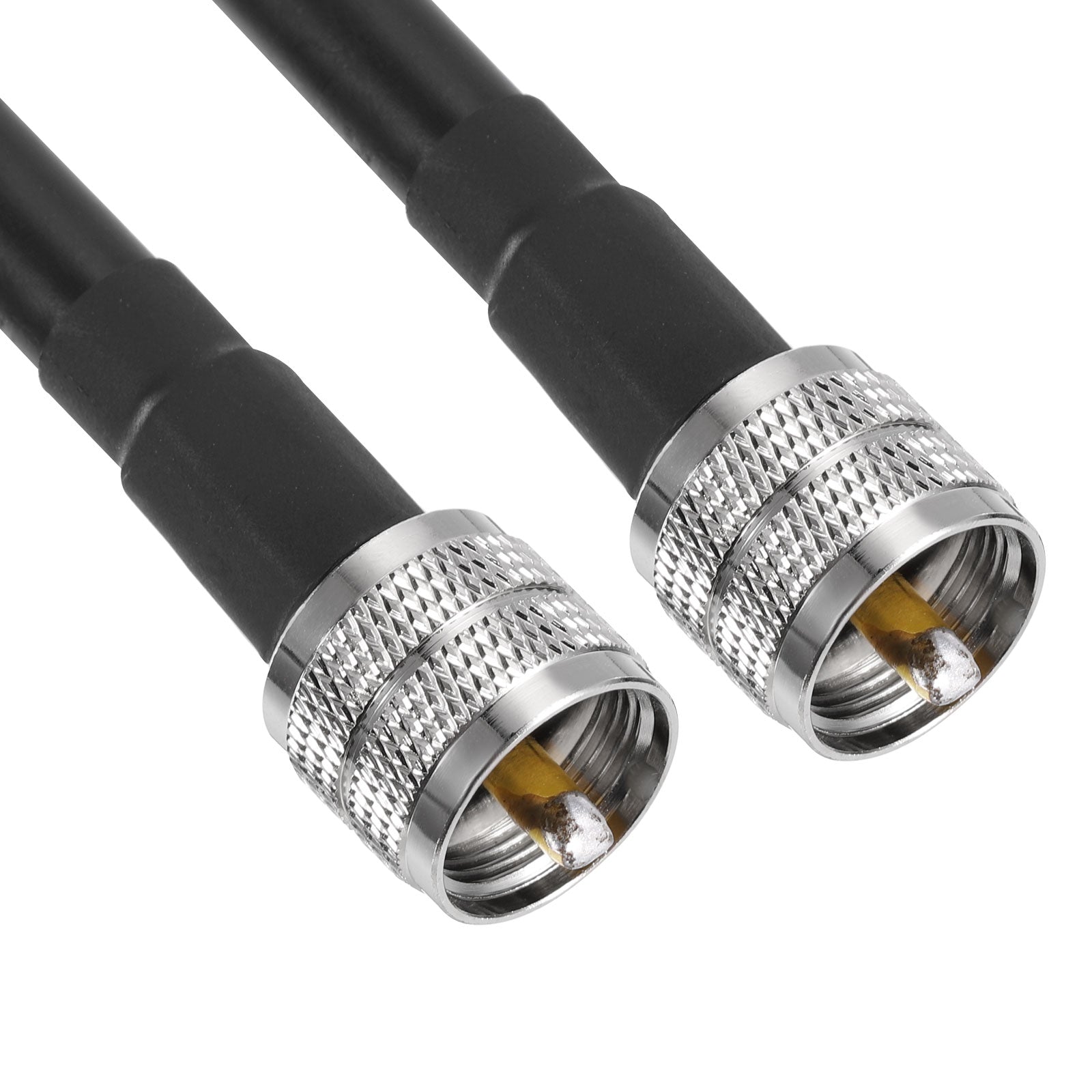 Uxcell RG8/U Coax Cable with Pl-259 Male Connectors for CB/Ham Radio 6m/19.7ft | Harfington