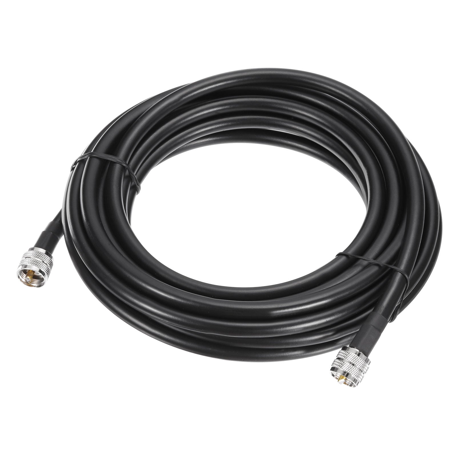 Uxcell RG8/U Coax Cable with Pl-259 Male Connectors for CB/Ham Radio 7 ...