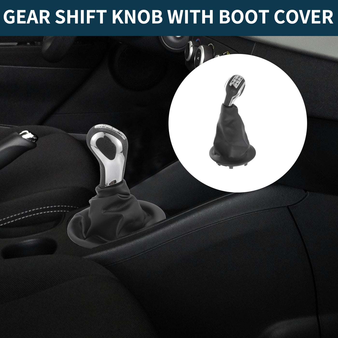 5 Speed Manual Gear Shifter Knob with Cover for Peugeot Partner | Gearbox Stick Shifter Lever ...