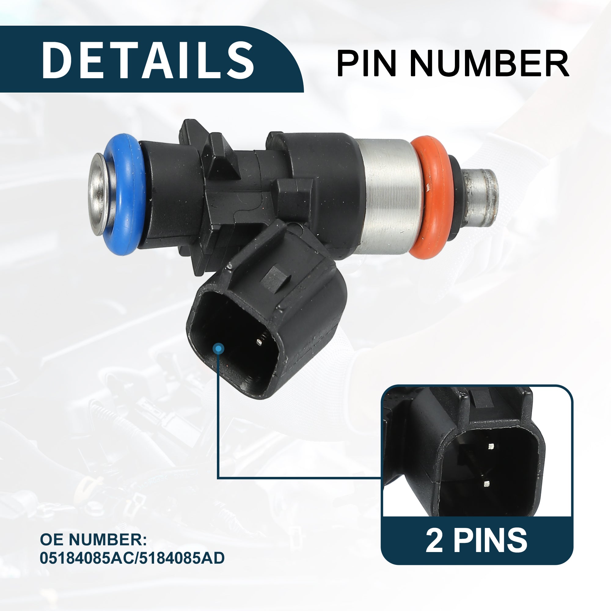 Fuel Injector for Ram 1500 Flow Matched No.05184085AC | Fuel Injection ...