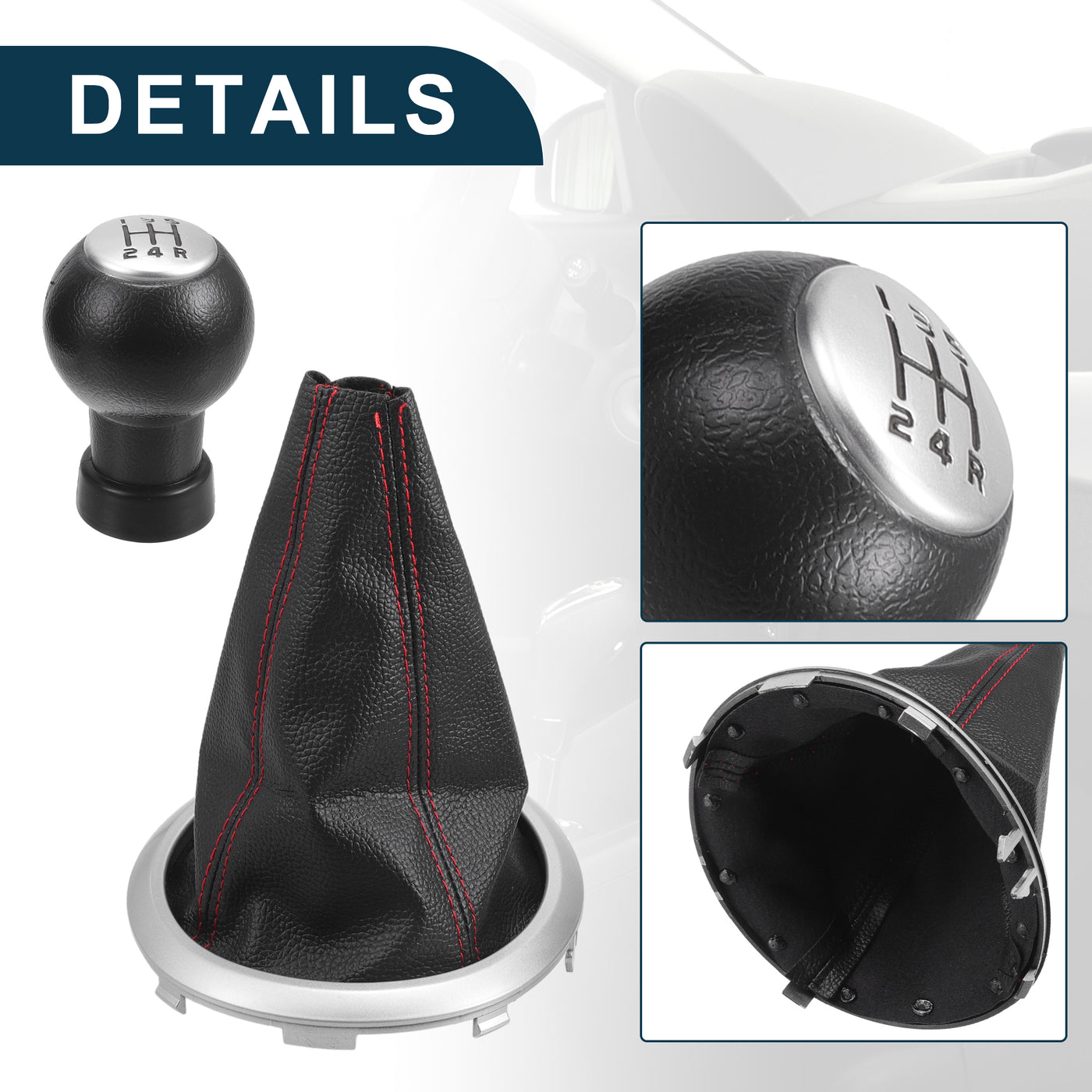 5 Speed Manual Gear Shifter Knob with Cover for Suzuki Swift | Gearbox ...
