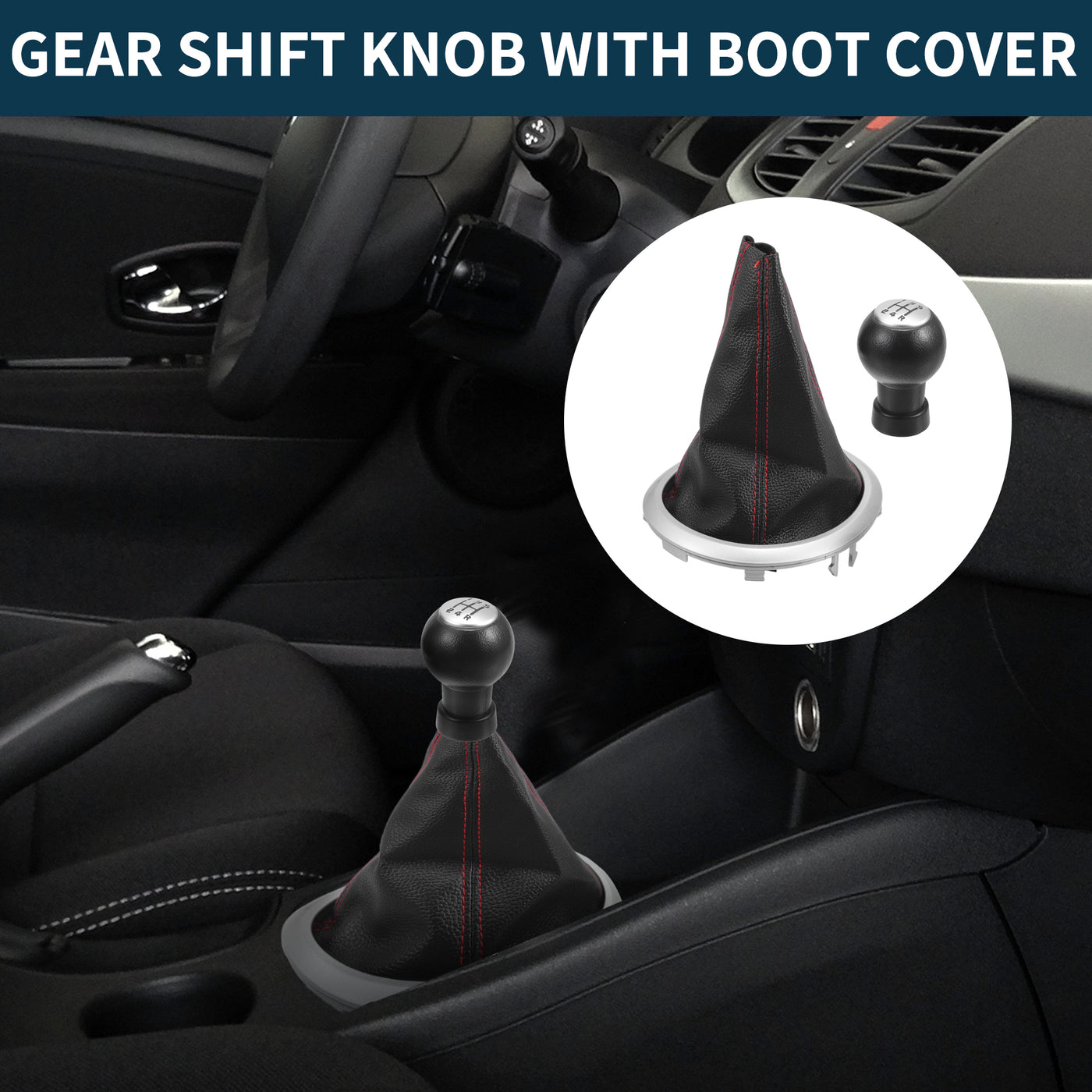 5 Speed Manual Gear Shifter Knob with Cover for Suzuki Swift | Gearbox ...