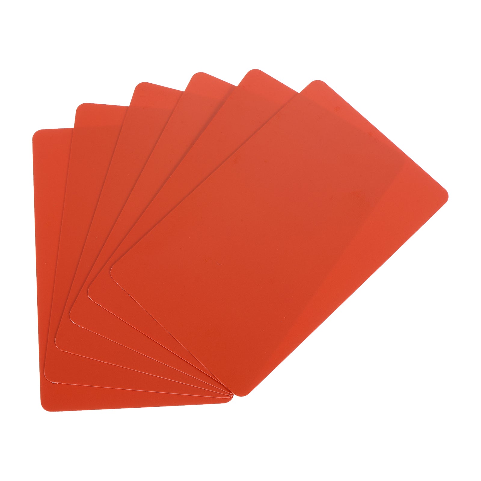 15 Mil Graphic Quality Red Blank PVC Card for ID Badge Printer, 20 Pack ...
