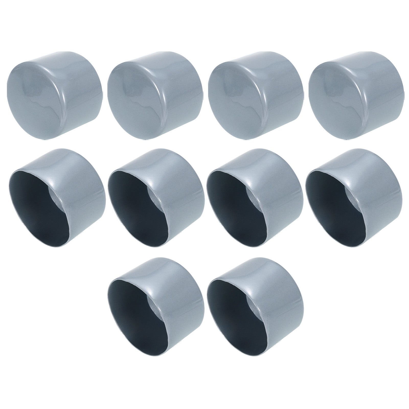 Uxcell 10pcs Rubber End Caps 60mm(2.4") ID Vinyl Round End Cap Cover ...