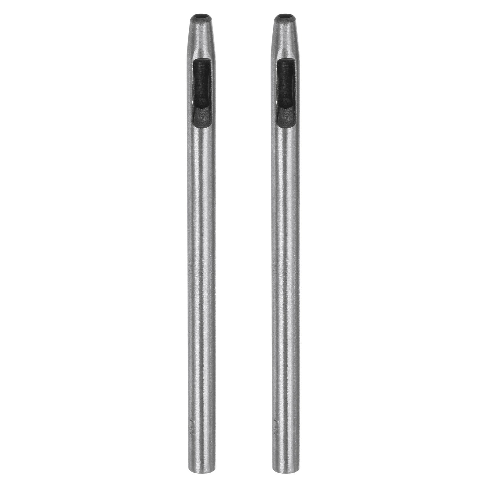 2pcs Hollow Punch Tool 3mm Round Hole Punch Carbon Steel for Leather ...