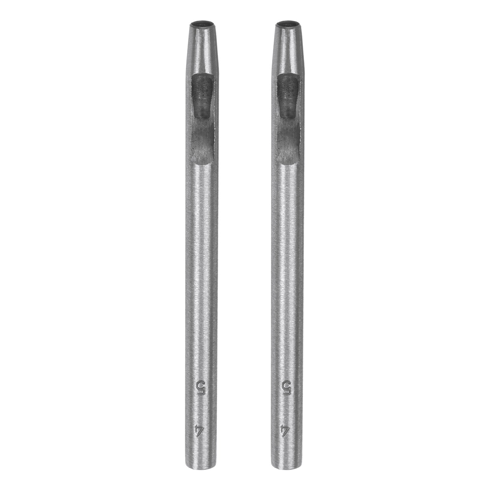 2pcs Hollow Punch Tool 4.5mm Round Hole Punch Carbon Steel for Belts ...