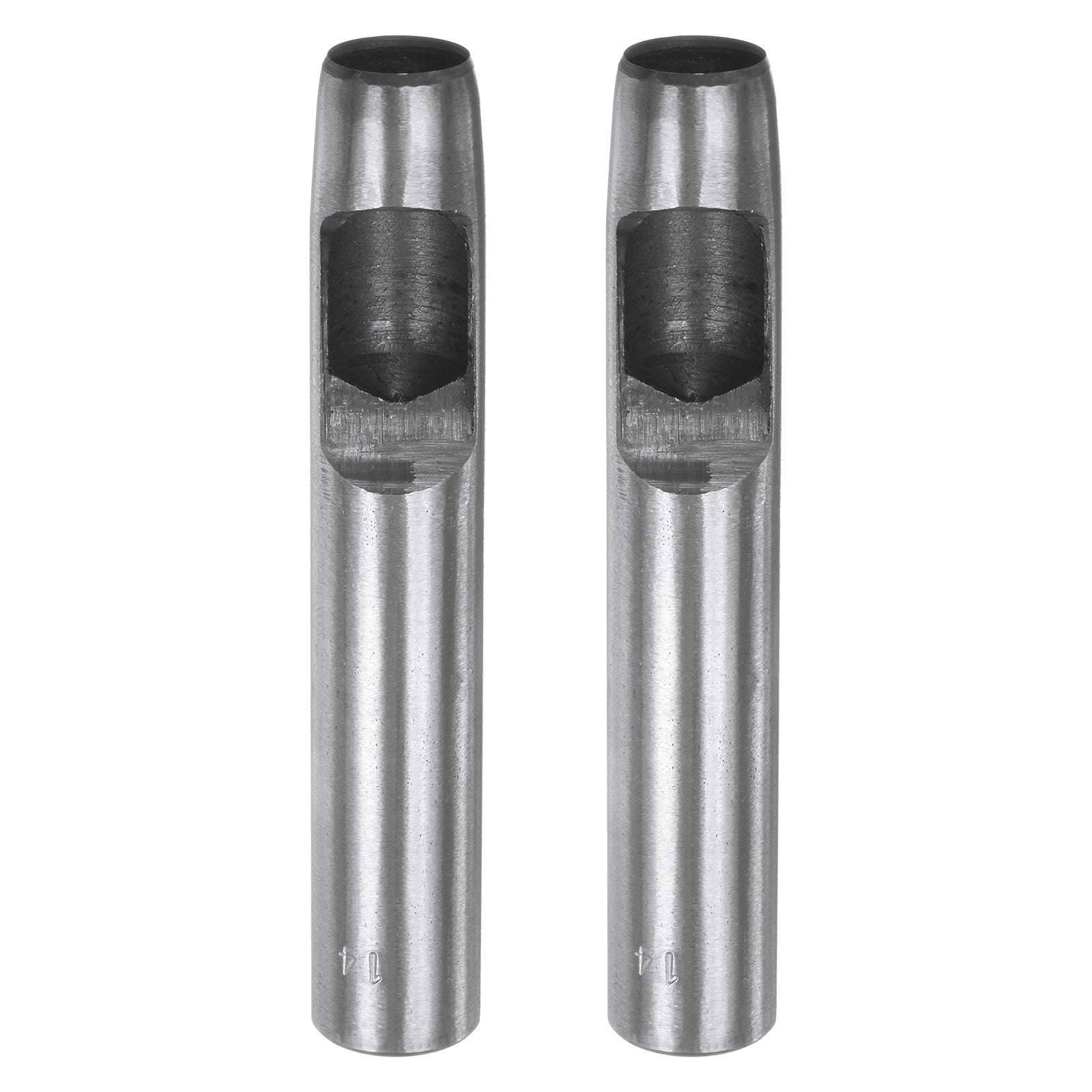 2pcs Hollow Punch Tool 14mm Round Hole Punch Carbon Steel for Leather ...