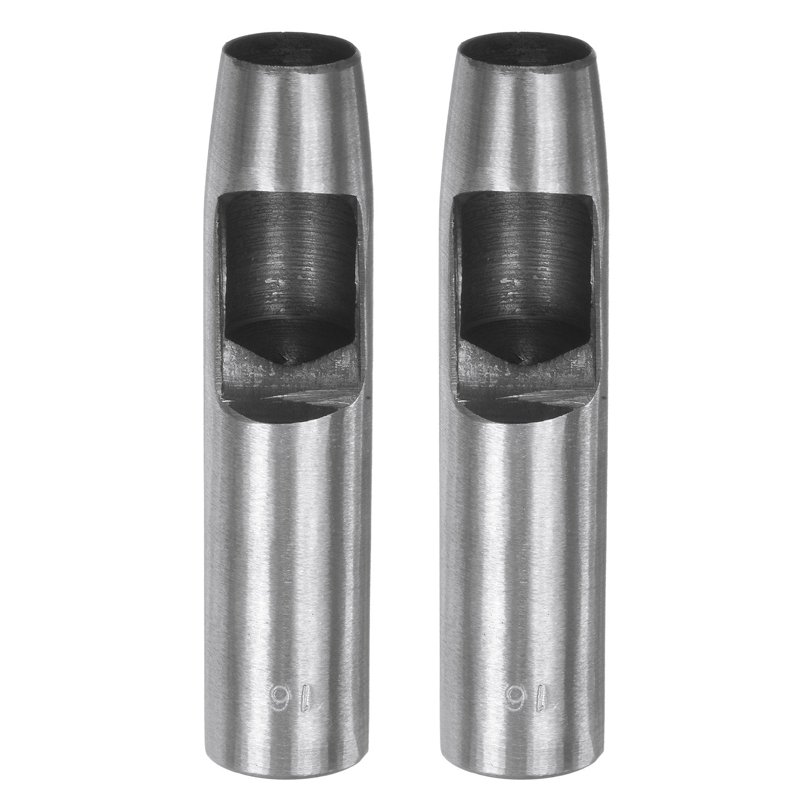 2pcs Hollow Punch Tool 16mm Round Hole Punch Carbon Steel for Belts ...