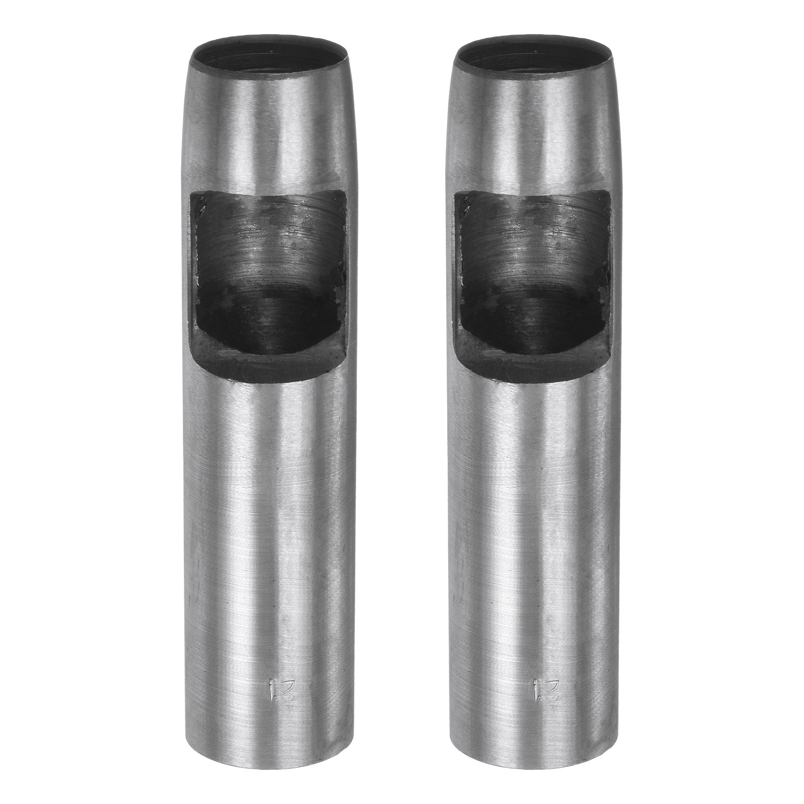 2pcs Hollow Punch Tool 21mm Round Hole Punch Carbon Steel for Leather ...