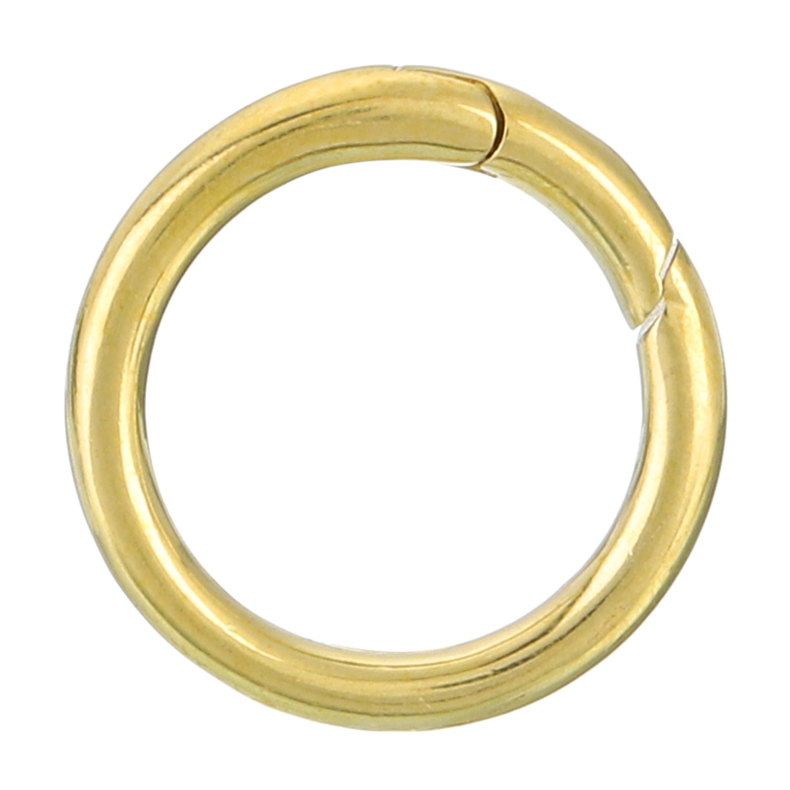 Uxcell Metal Spring O Rings 0.55"(14mm), Brass Spring Keyring Buckles ...