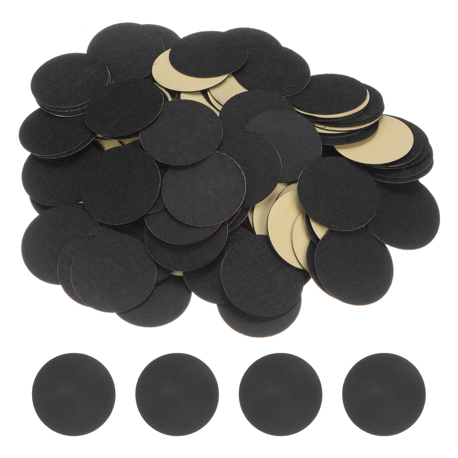 150pcs Round Adhesive Felt Circles, 50mm 2" Pre Cut Felt Craft Stickers ...