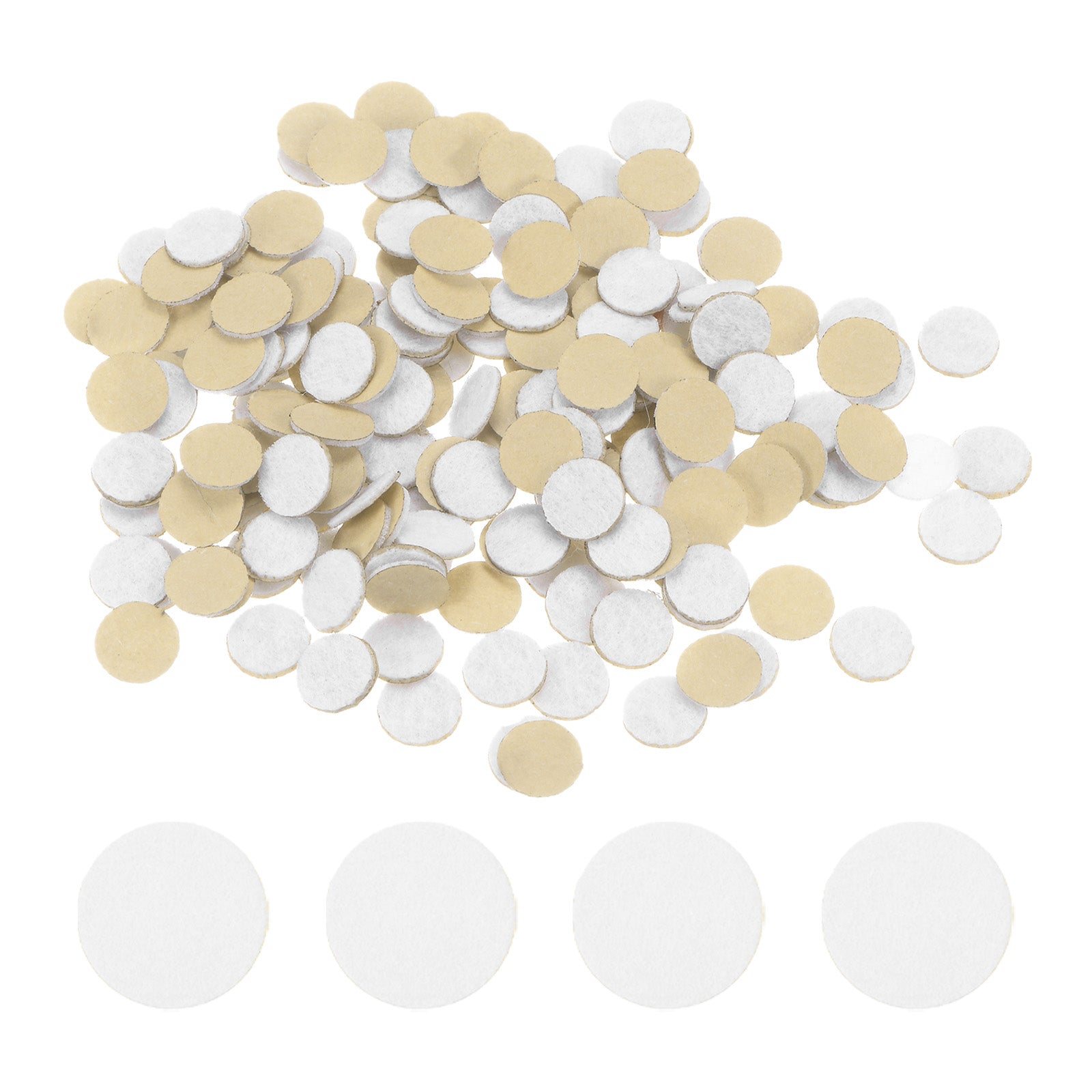 200pcs Round Adhesive Felt Circles, 10mm 3/8" Pre Cut Felt Craft ...